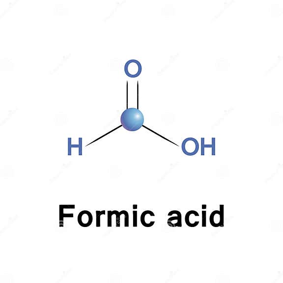 Acide formique illustration de vecteur. Illustration of formule - 46237809