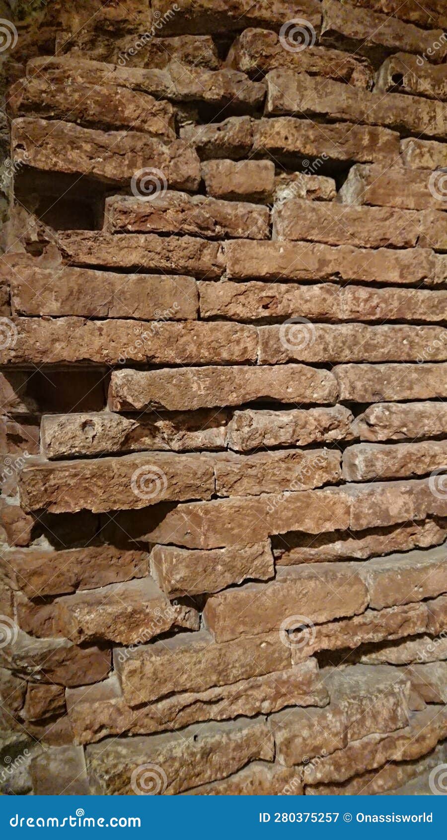 Acient Architecture. Red Brick Wall Stock Image - Image of shapes ...