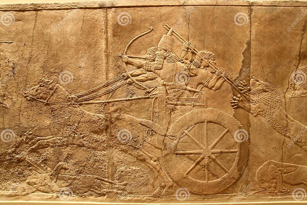 Acient Assyrian art 3 stock image. Image of artwork, ancient - 8537265