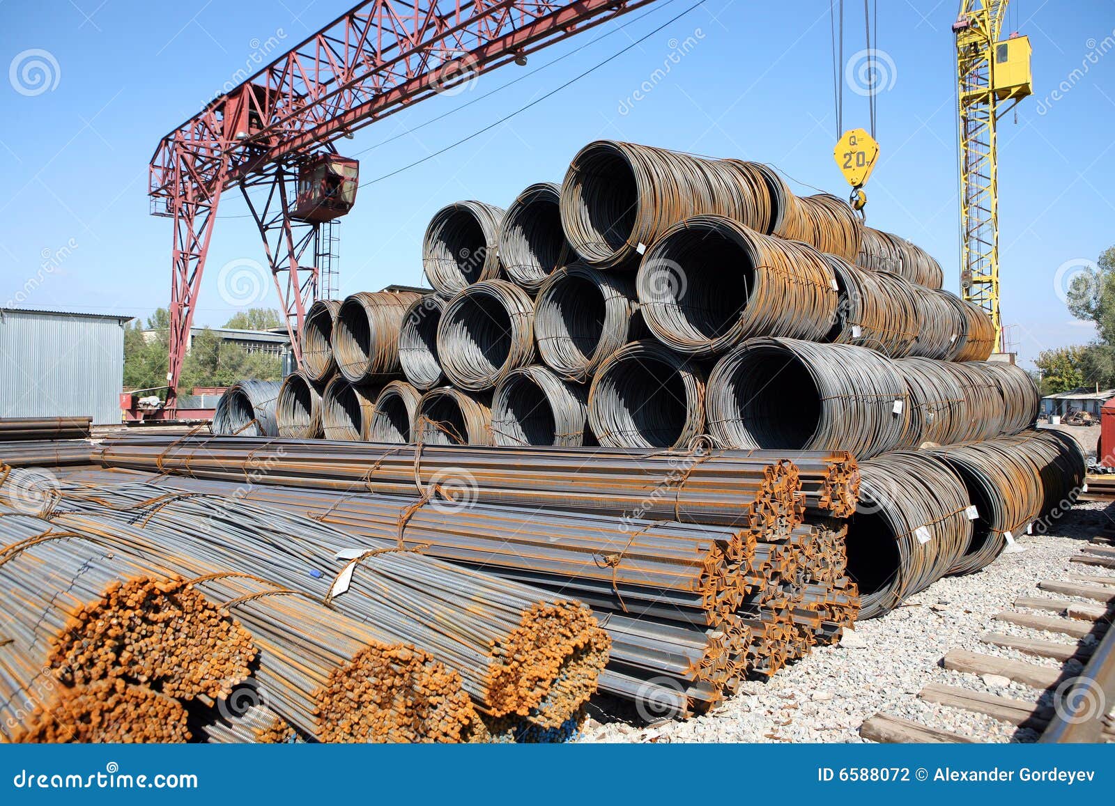 Acier-béton Rouillé Photographie stock - Image: 6588072