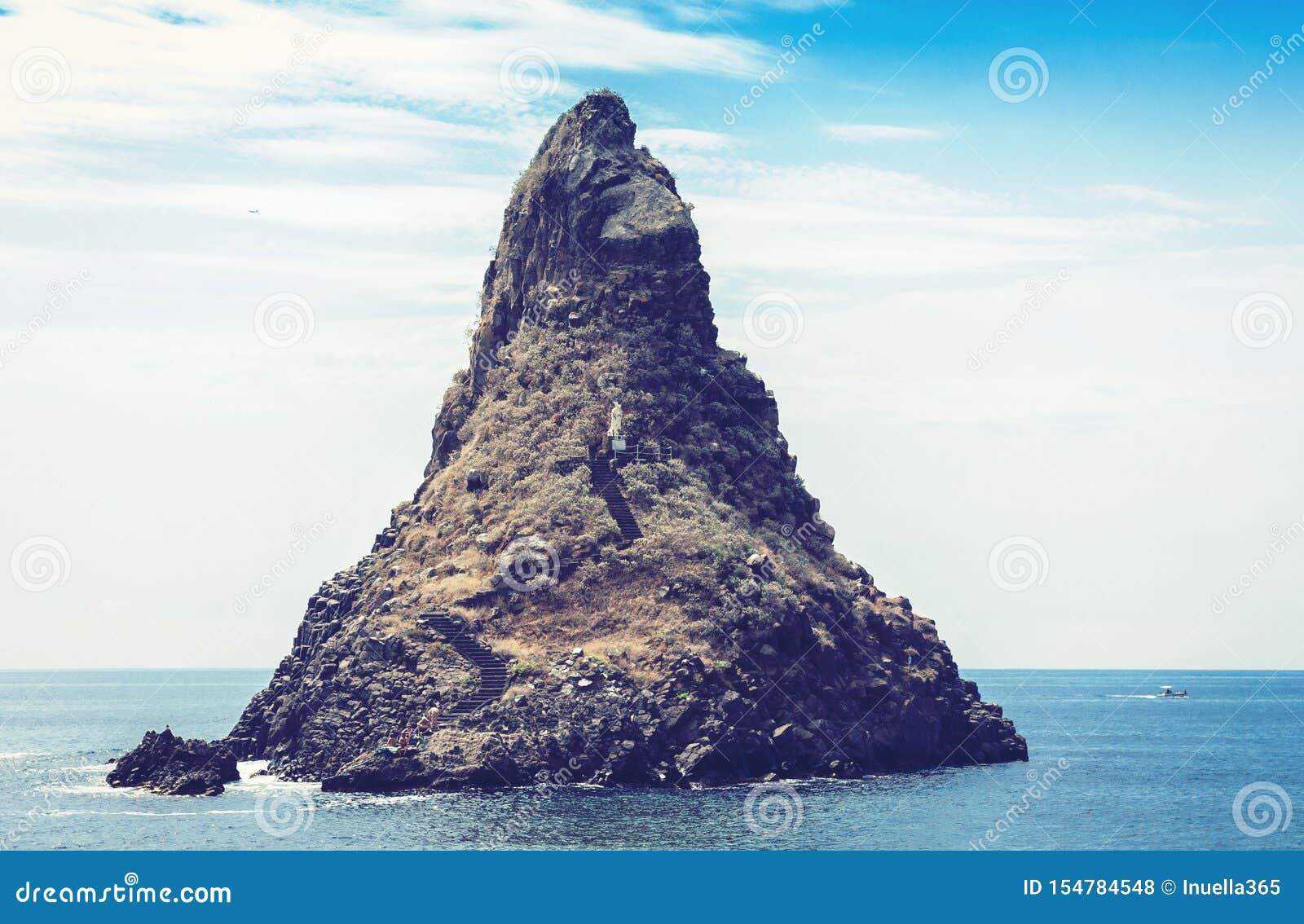 Acitrezza Rocks of the Cyclops, Sea Stack Faraglione Grande in Catania ...