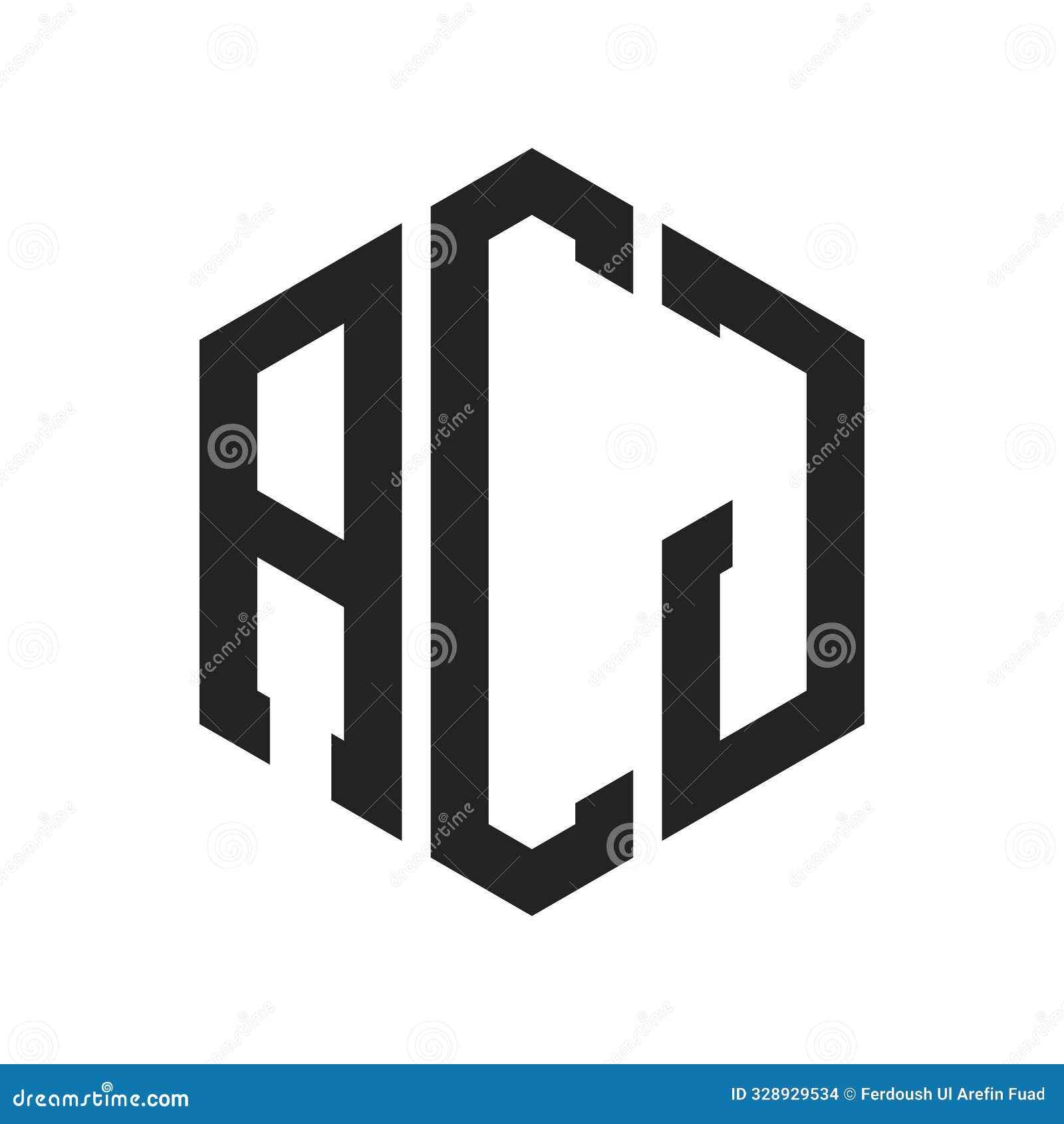 ACJ Logo Design. Initial Letter ACJ Monogram Logo Using Hexagon Shape ...