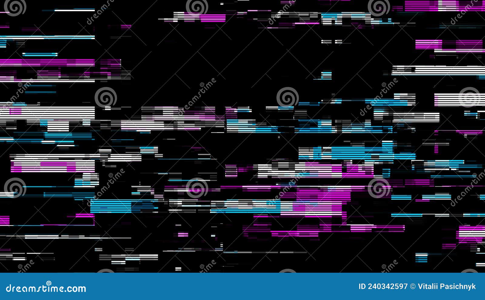 Acking a Computer Network. Glitch Effect Background. Distortion of the ...