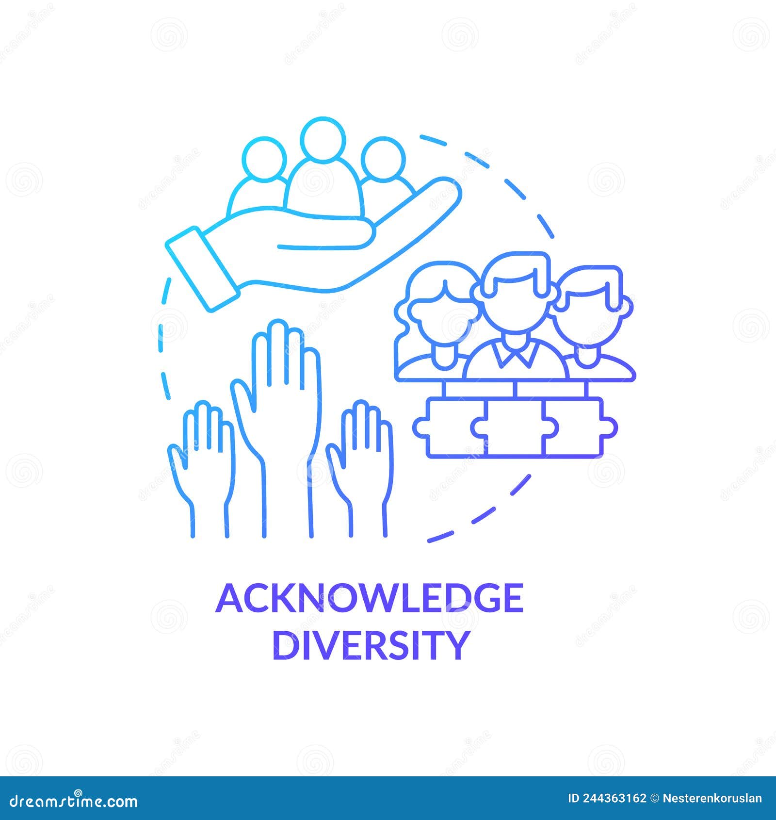 Acknowledge Line Icon Concept. Acknowledge Vector Linear Illustration ...