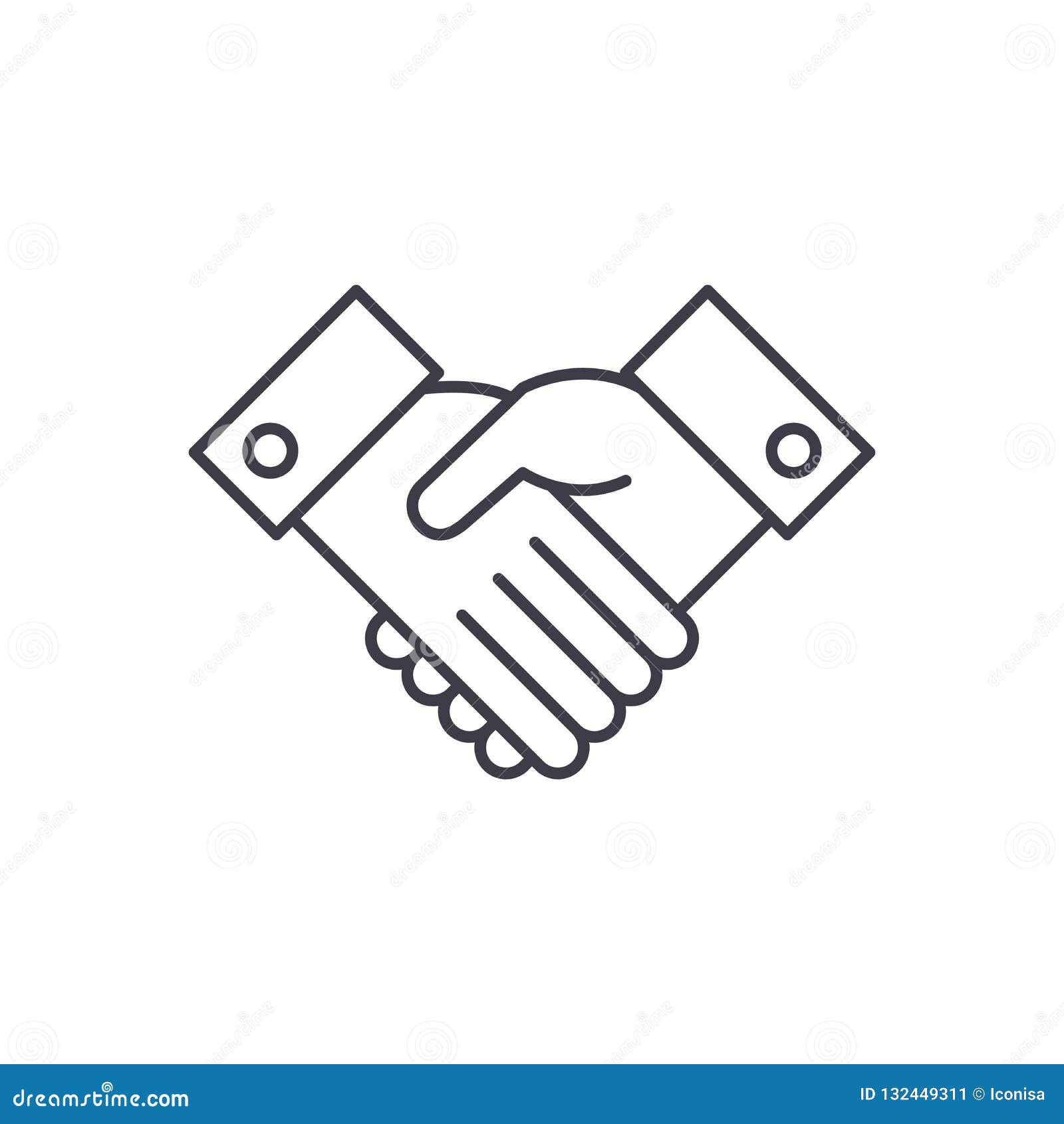 Acknowledge Line Icon Concept. Acknowledge Vector Linear Illustration ...