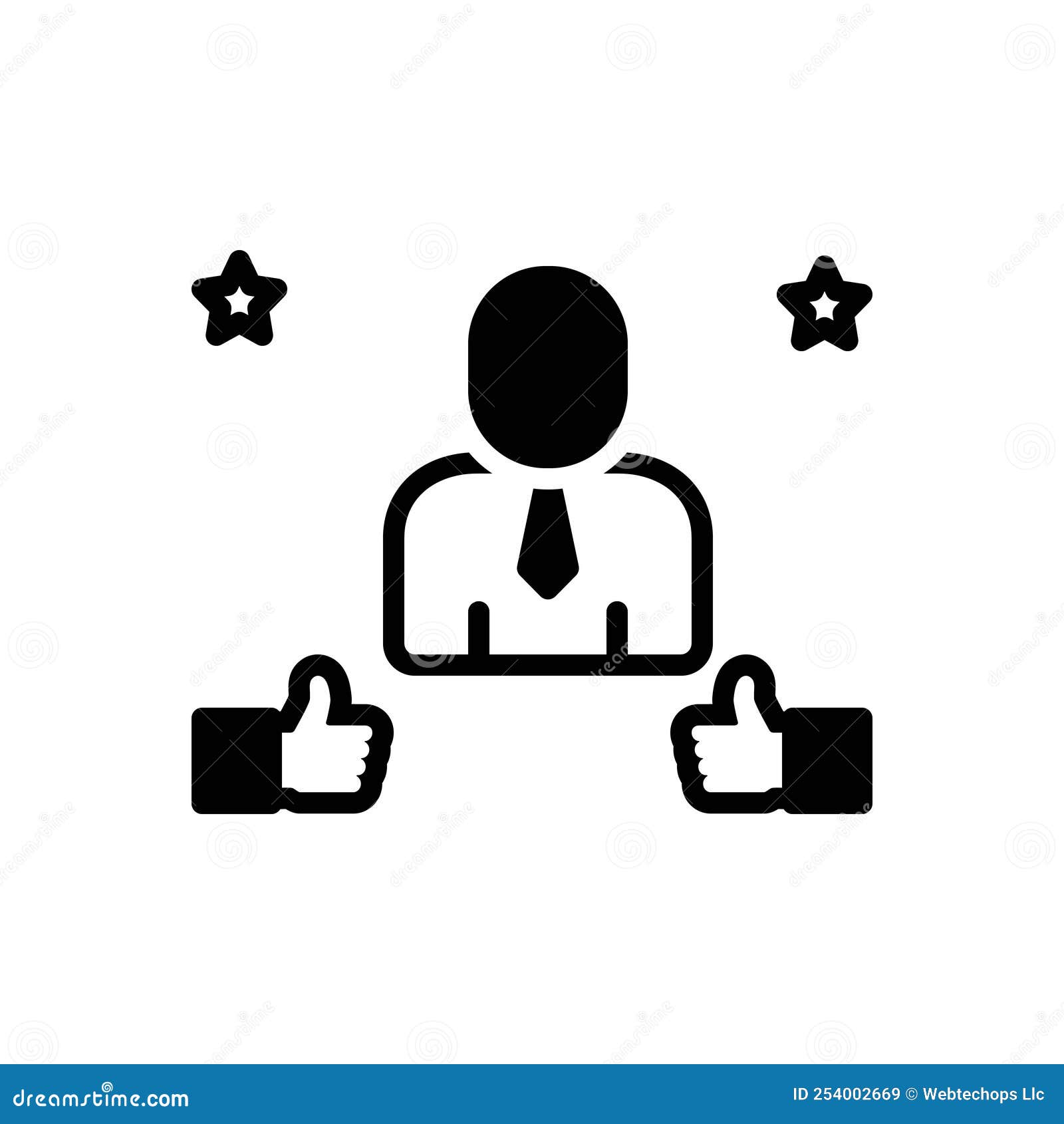 Black Solid Icon for Acknowledged, Accepted and Approved Stock ...