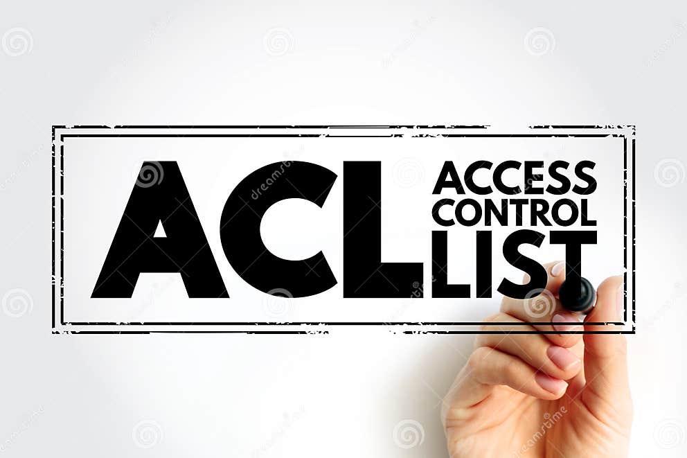 ACL - Access Control List is a List of Permissions Associated with a ...