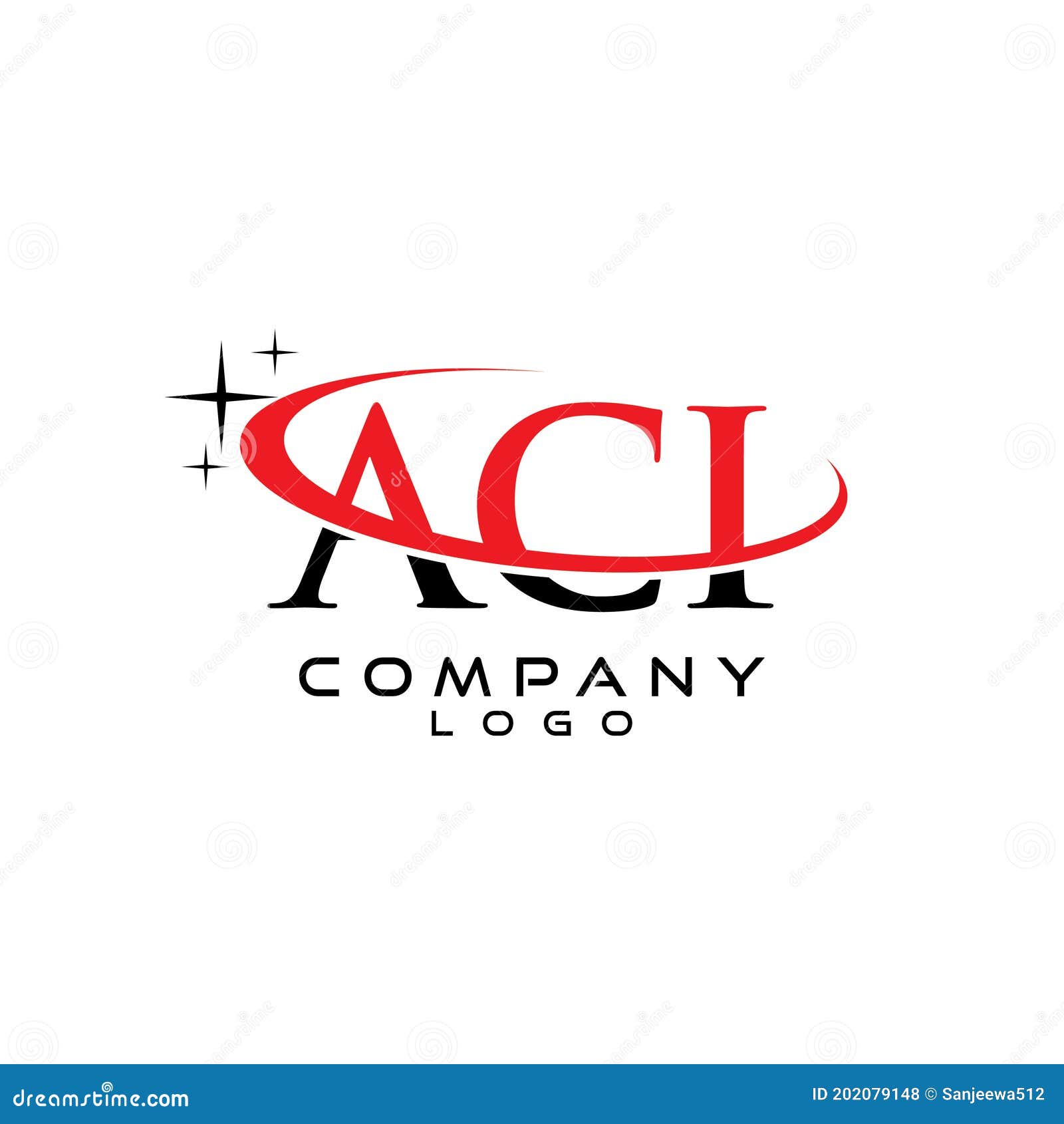 Acl Letter Logo with Stars Design Vector Stock Vector - Illustration of ...