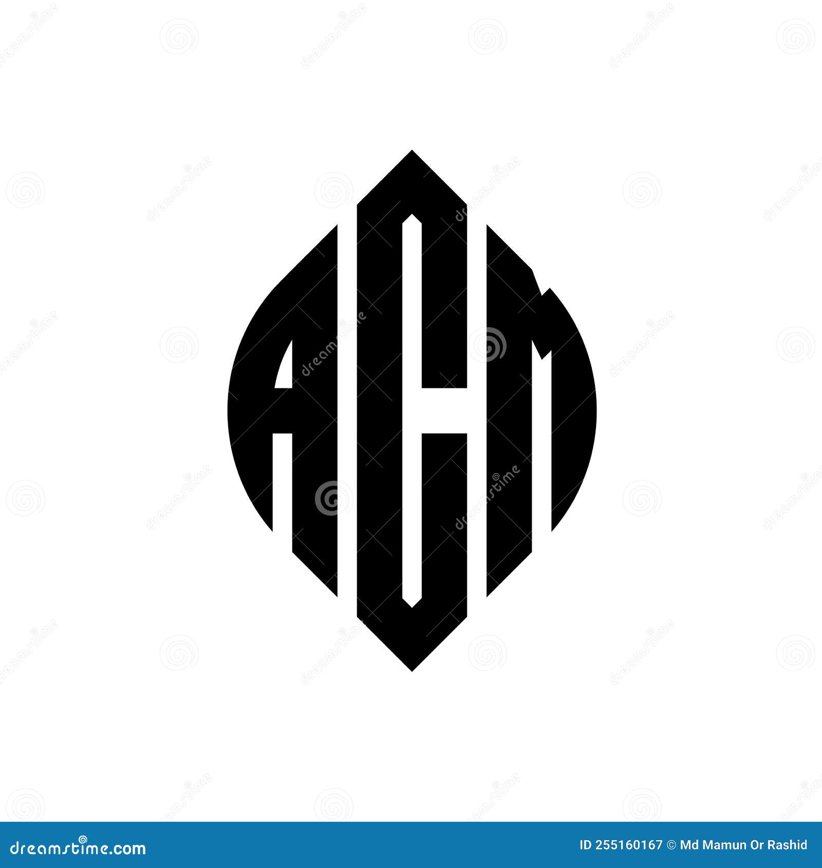 ACM Circle Letter Logo Design with Circle and Ellipse Shape. ACM ...
