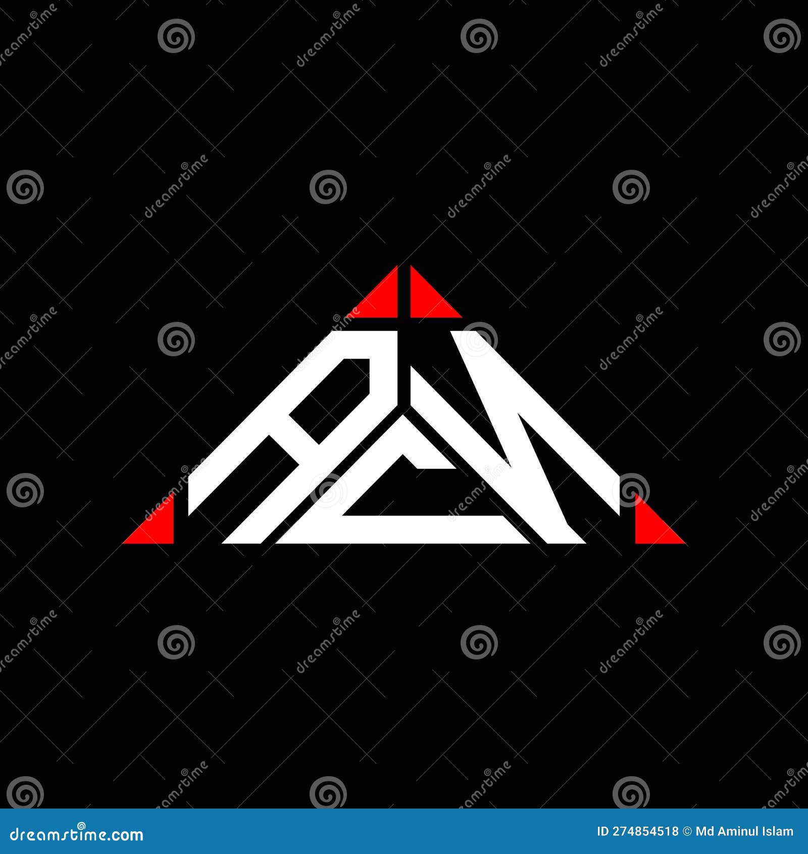 ACN Letter Logo Creative Design with Vector Graphic, ACN Stock Vector ...