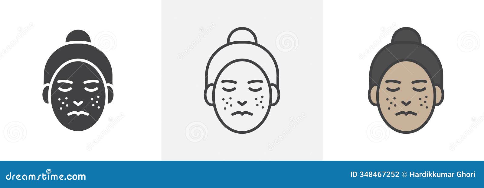 Red Acne Icon Isolated On Transparent Background. Inflamed Pimple On ...