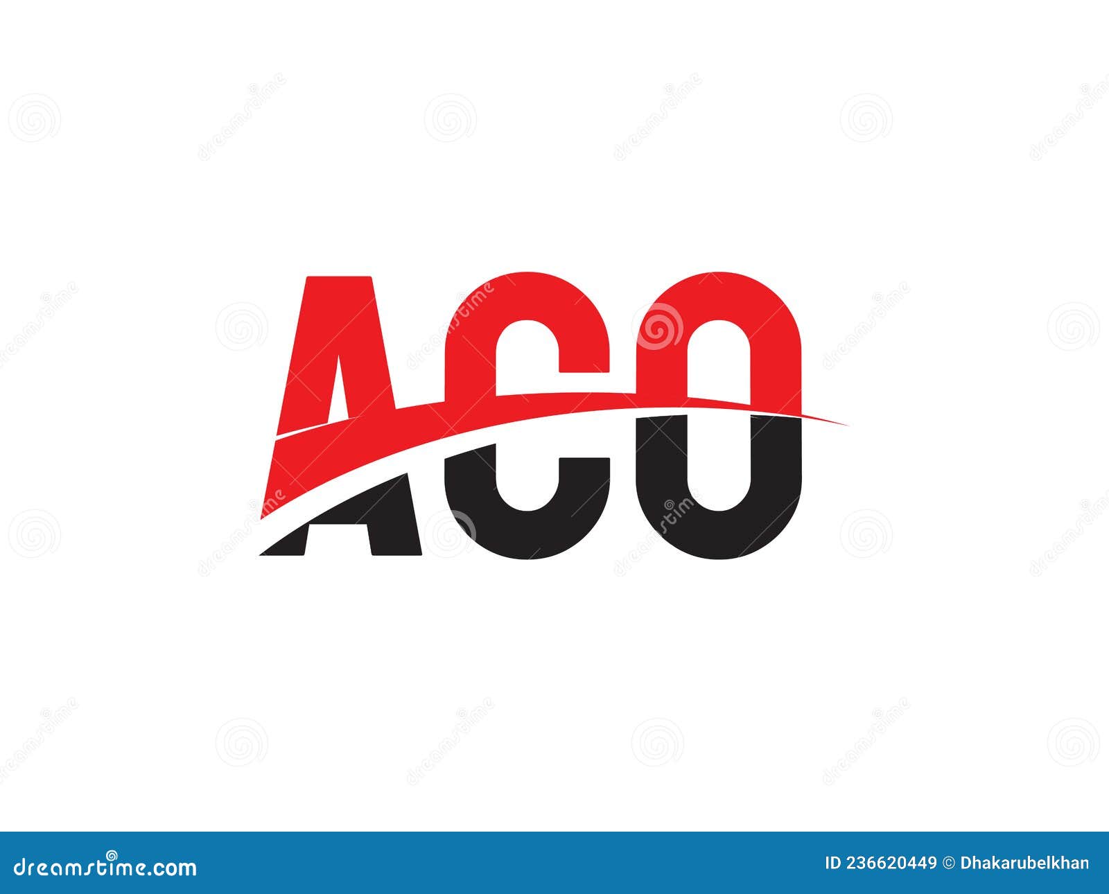 ACO Letter Initial Logo Design Vector Illustration Stock Vector ...