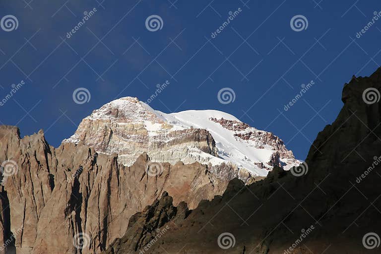 Aconcagua stock photo. Image of america, ascent, chile - 4384564