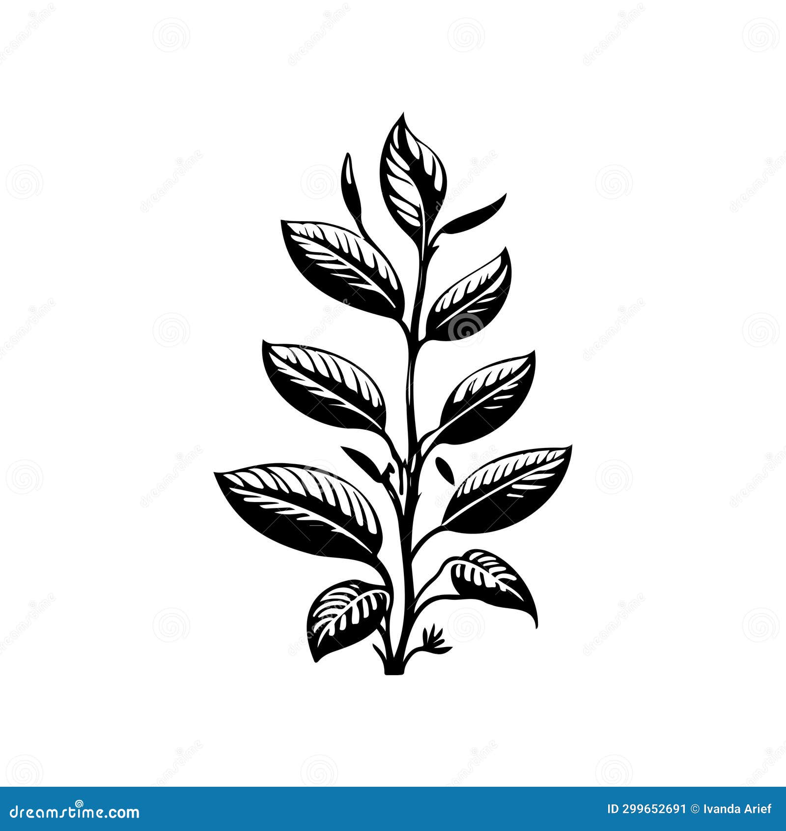 Aconite Icon Hand Draw Black Plant Logo Symbol Perfect Stock Vector ...