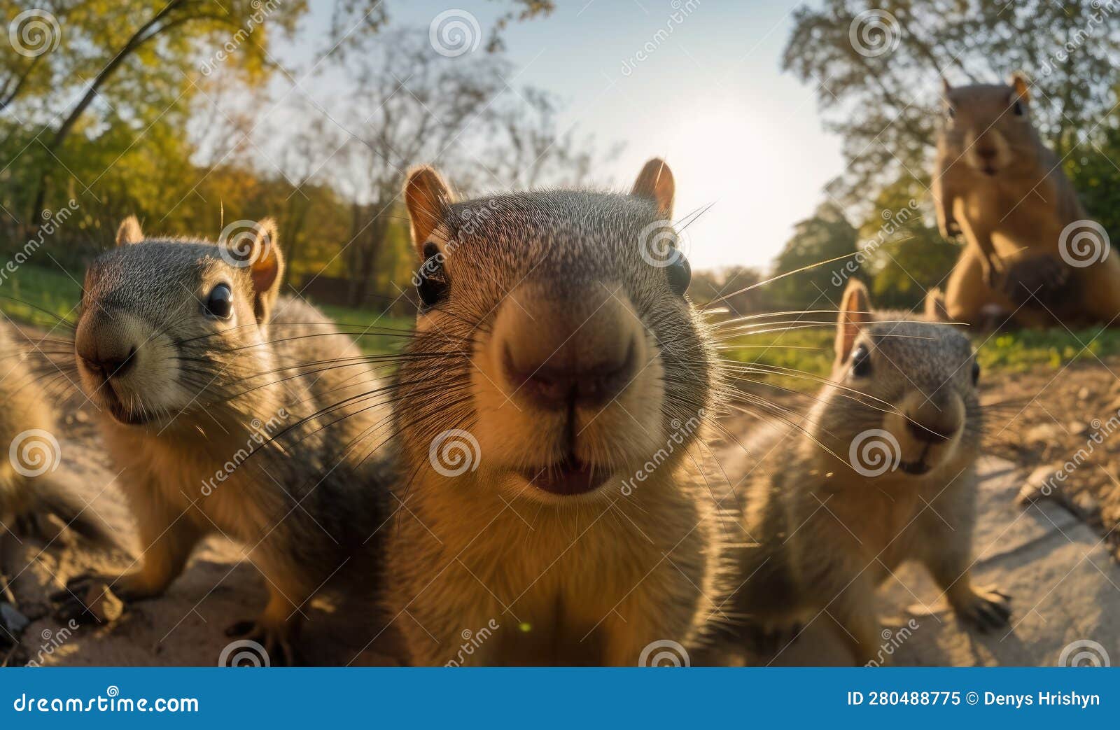 Acorn Enthusiast Snaps a Selfie, Flaunting Its Fluffy Tail and Keen ...