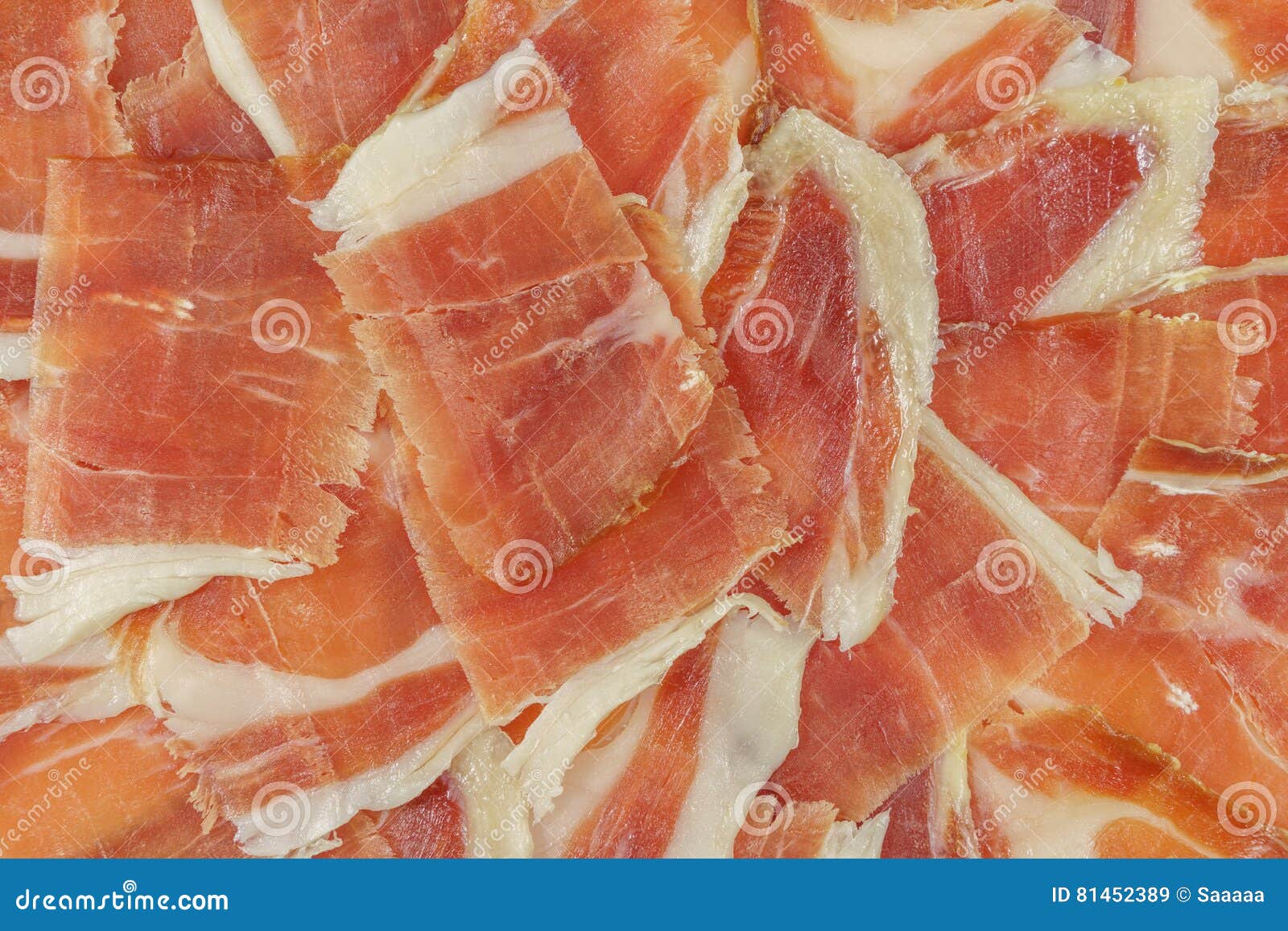 Acorn Ham Plate Closeup, Top View Stock Image - Image of plate ...