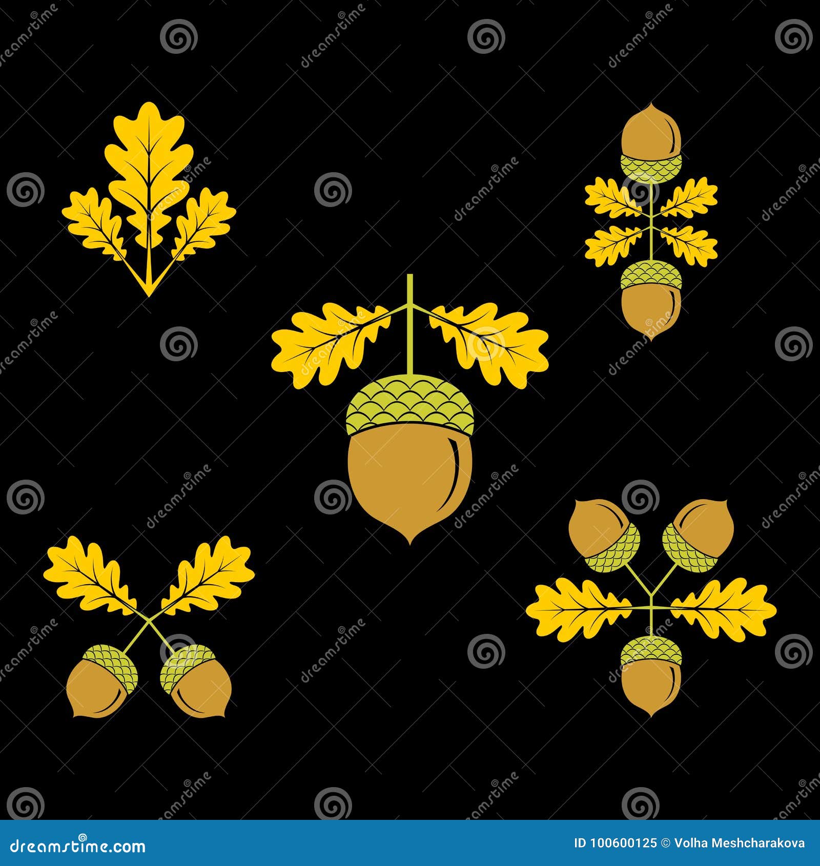 Acorn Nut Icon. Oaknut Sign. Oak Tree Seed. Vector | CartoonDealer.com ...