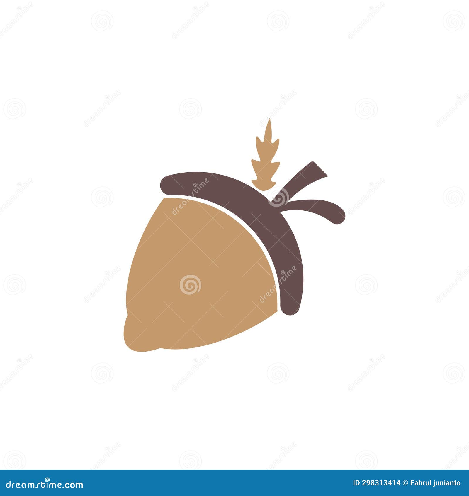 Acorn Icon and Symbol Vector Template Illustration Stock Illustration ...