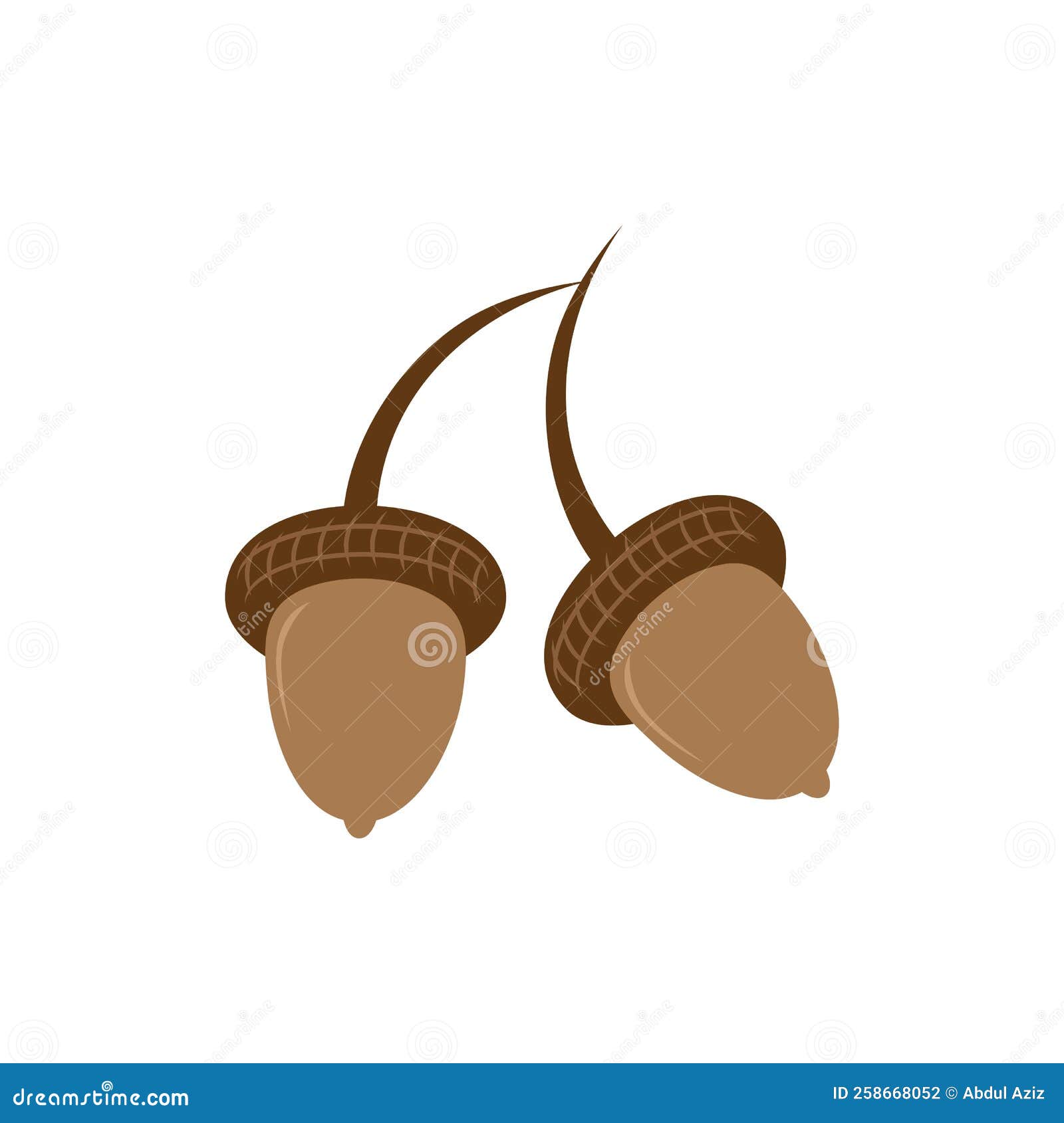 Acorn Icon Template Free Vector Stock Vector - Illustration of abstract ...