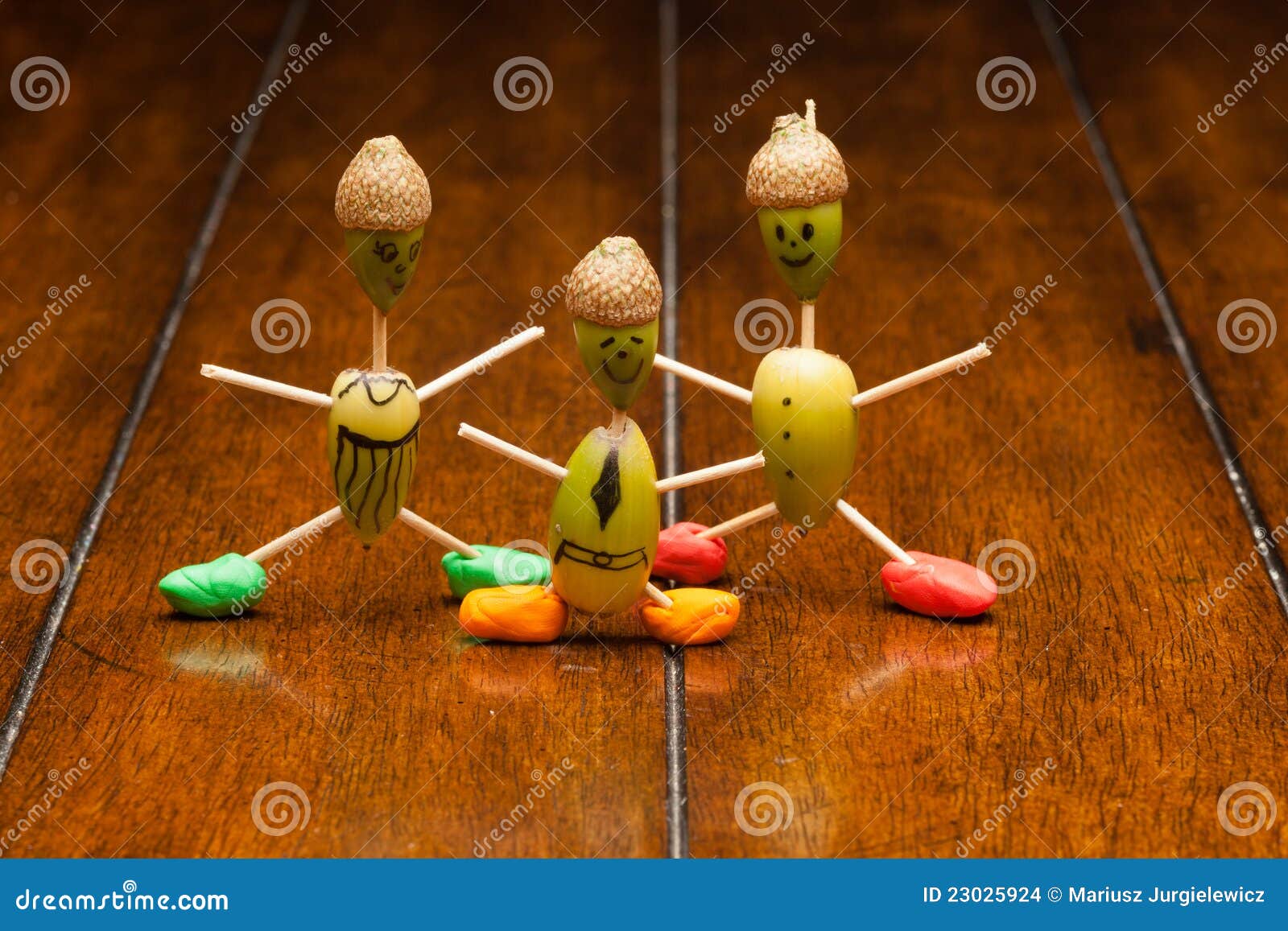 Acorn people stock photo. Image of dominant, handmade - 23025924