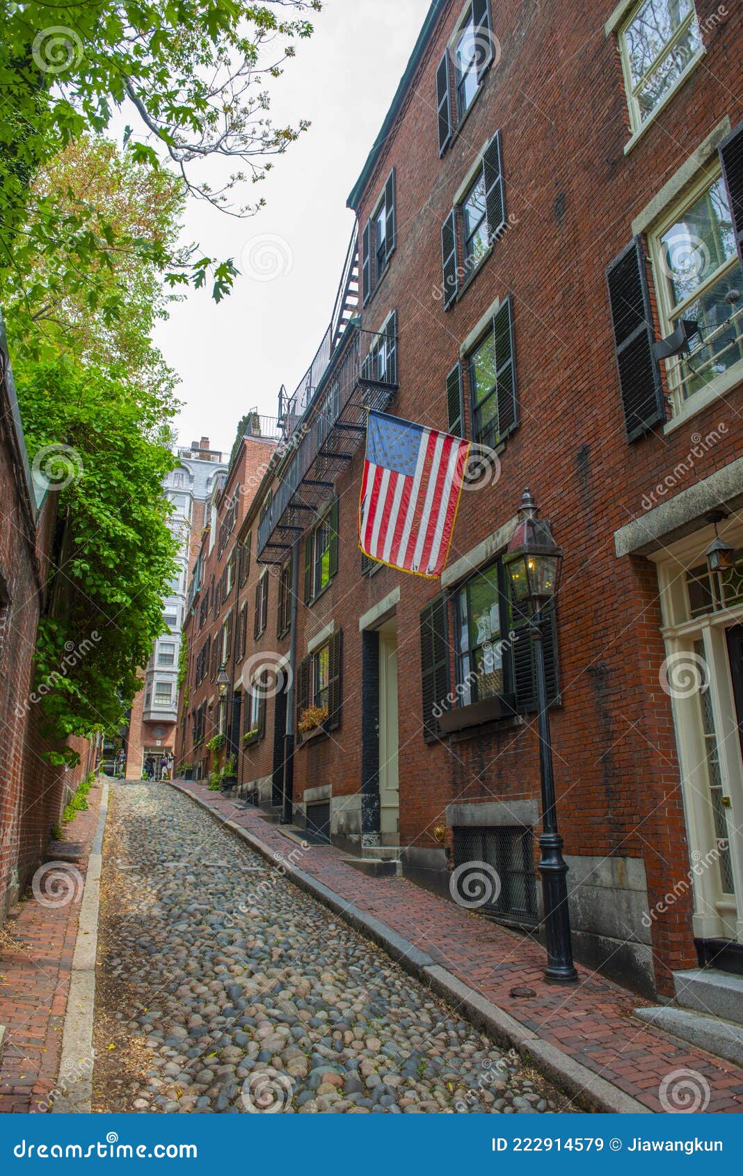 Acorn Street, Beacon Hill Historic District, Boston, USA Stock Image ... Acorn Street, Beacon Hill Historic District, Boston, USA Stock Image ...