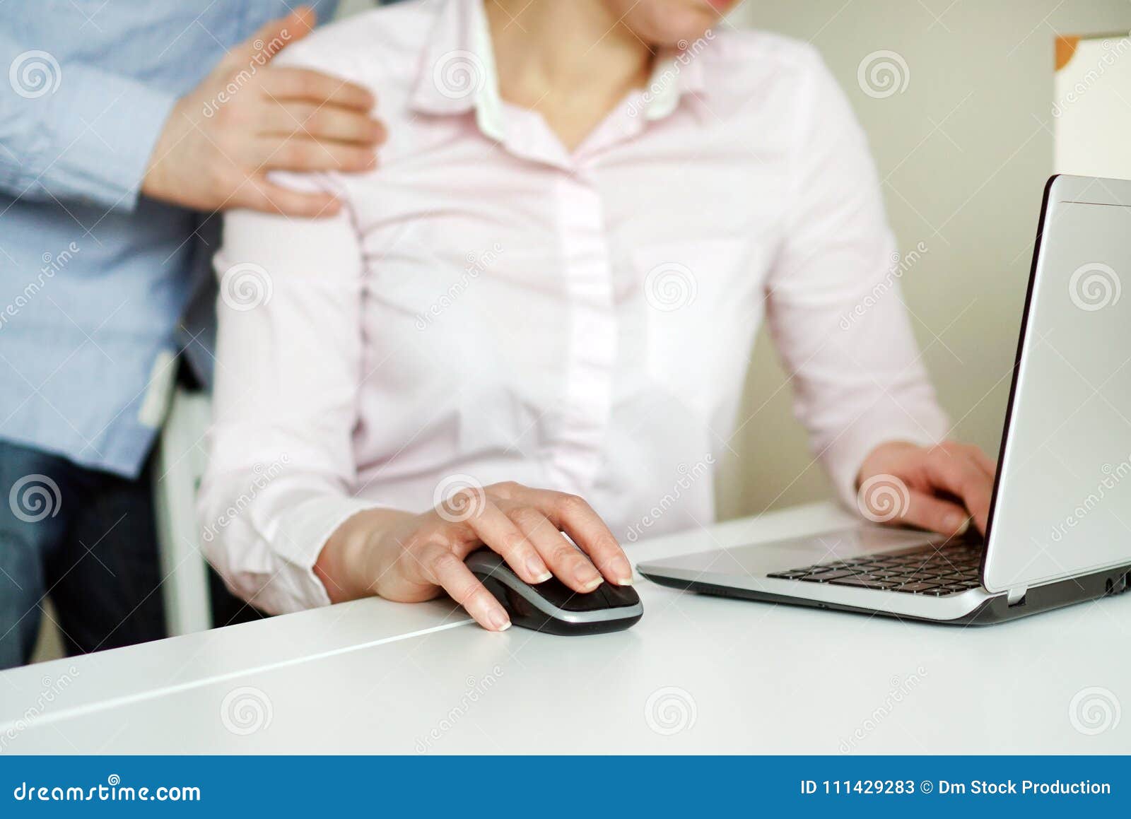 Acosso Sexual No Trabalho Imagem De Stock Imagem De Comportamento