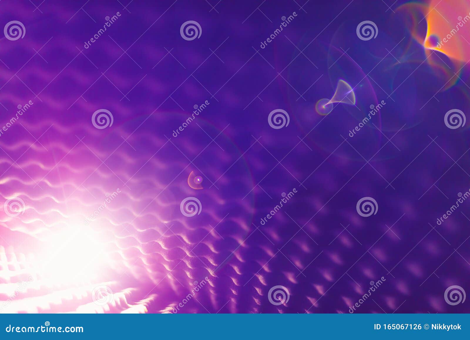 Acoustic Foam Abstract Background with Glow Light Stock Photo - Image ...