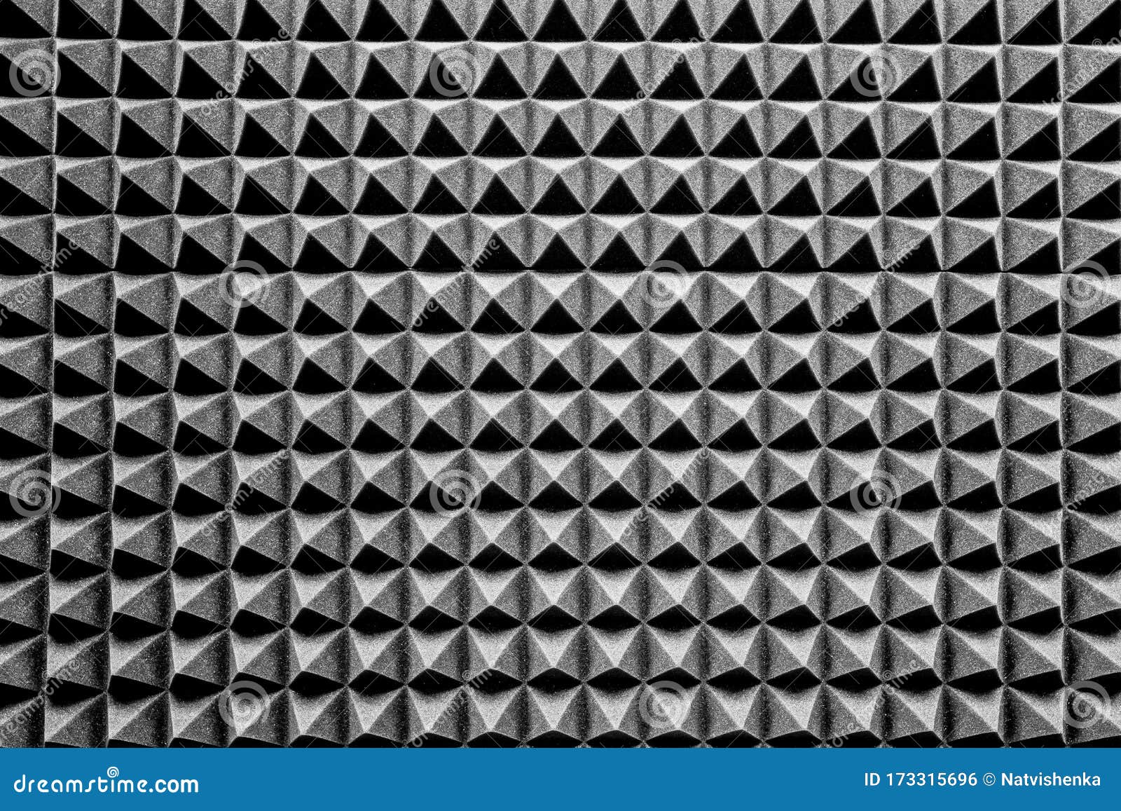 Acoustic Foam for the Studio. Stock Photo - Image of grid, polyurethane ...