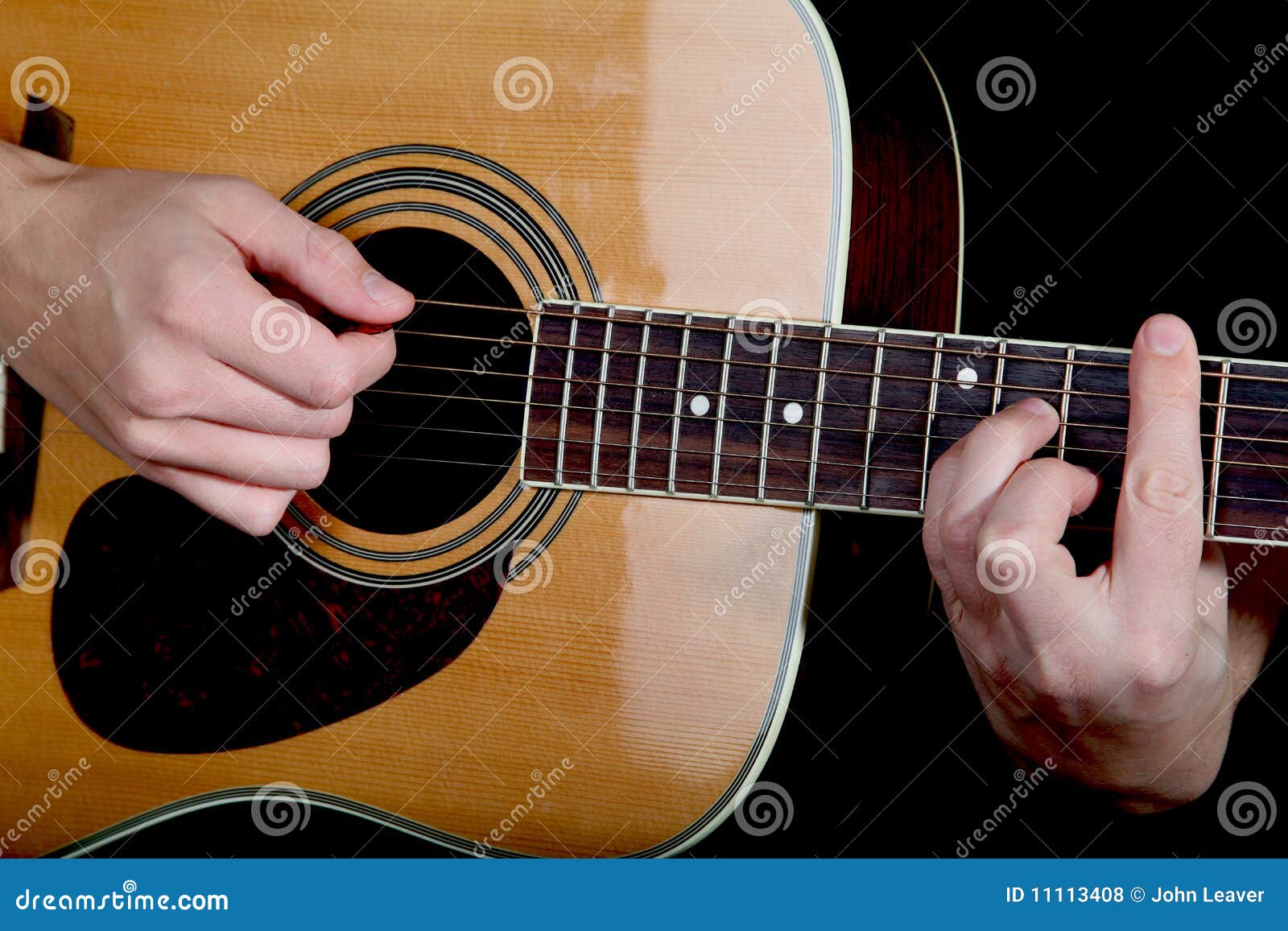 Acoustic guitar stock photo. Image of product, instrument - 11113408