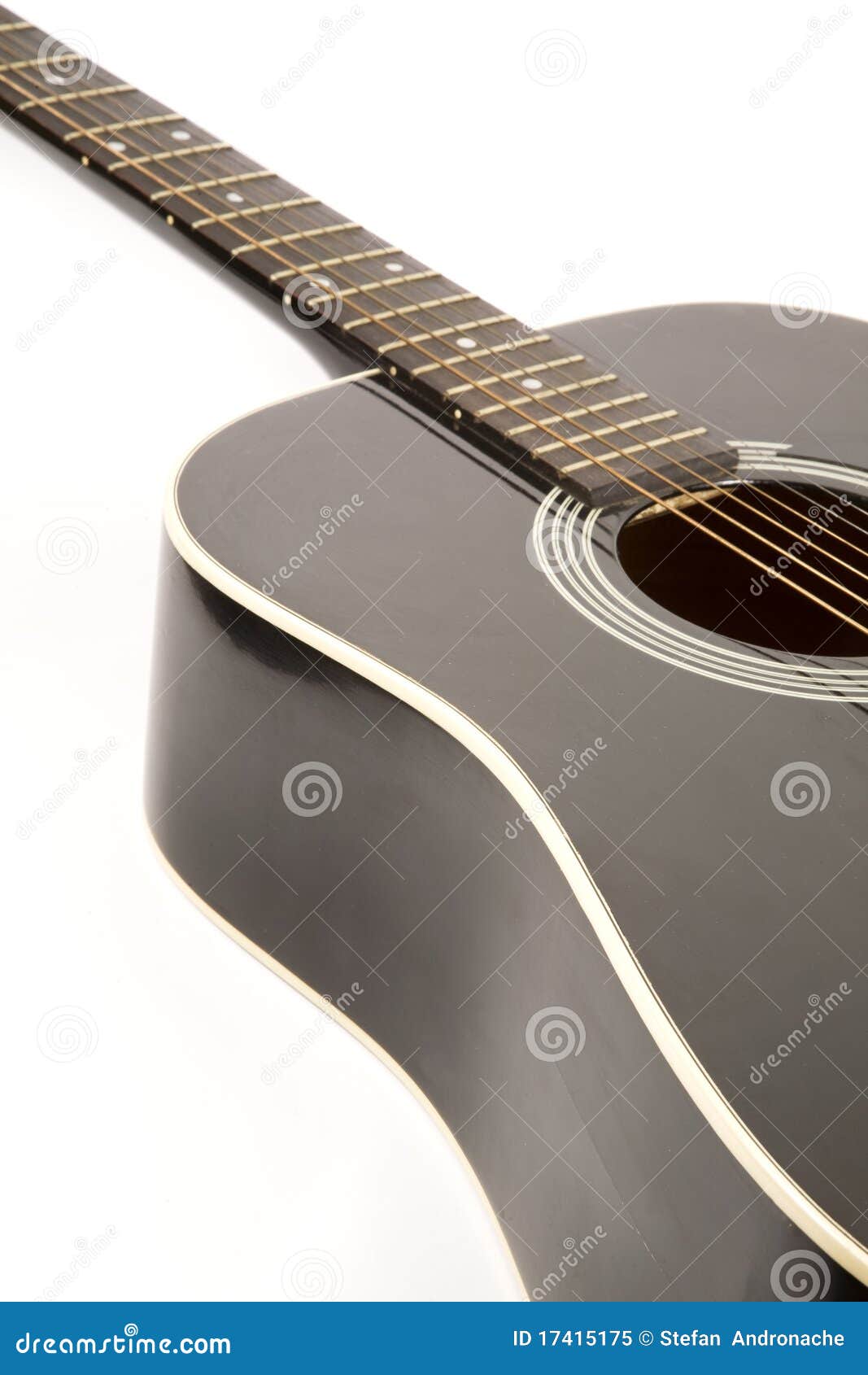 Acoustic guitar stock image. Image of guitarist, stringed - 17415175