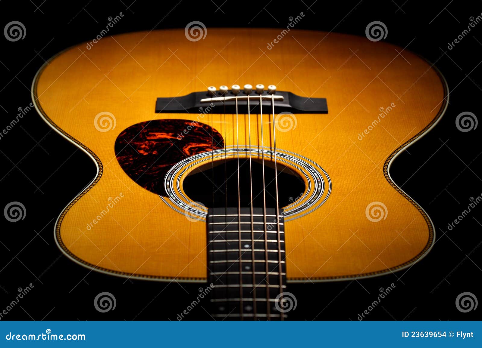 Acoustic guitar stock photo. Image of horizontal, musical - 23639654