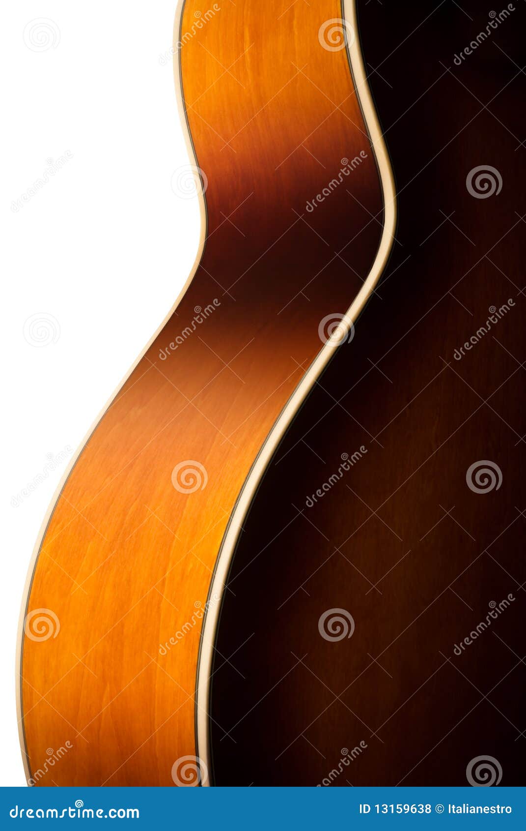 Acoustic Guitar Body Detail Stock Photo - Image of audio, arts: 13159638