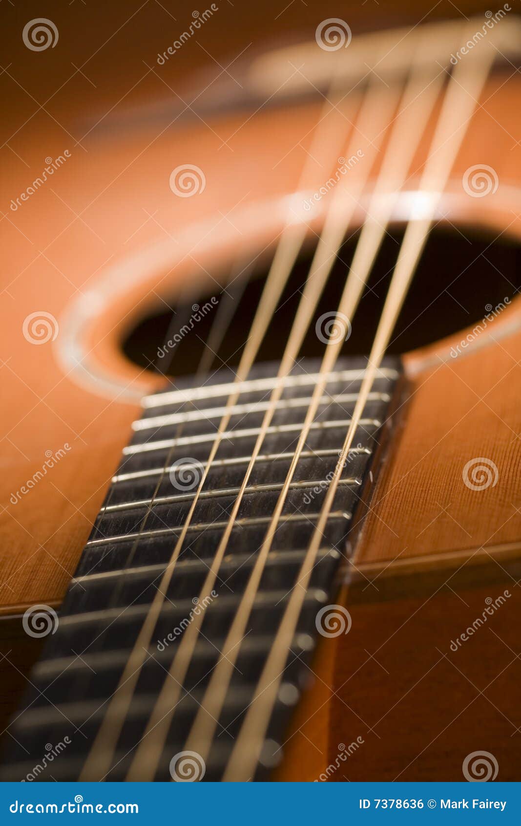 Acoustic guitar close-up stock photo. Image of acoustic - 7378636