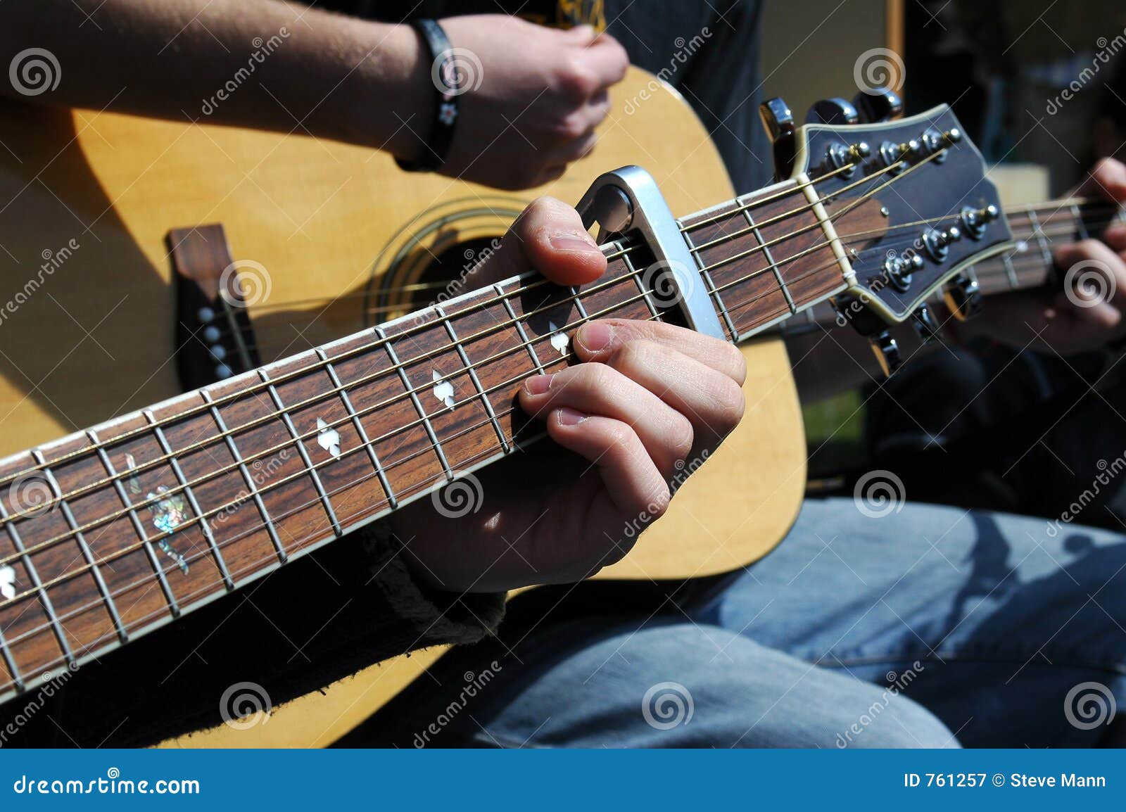 Acoustic Guitars stock image. Image of music, busking, instruments - 761257