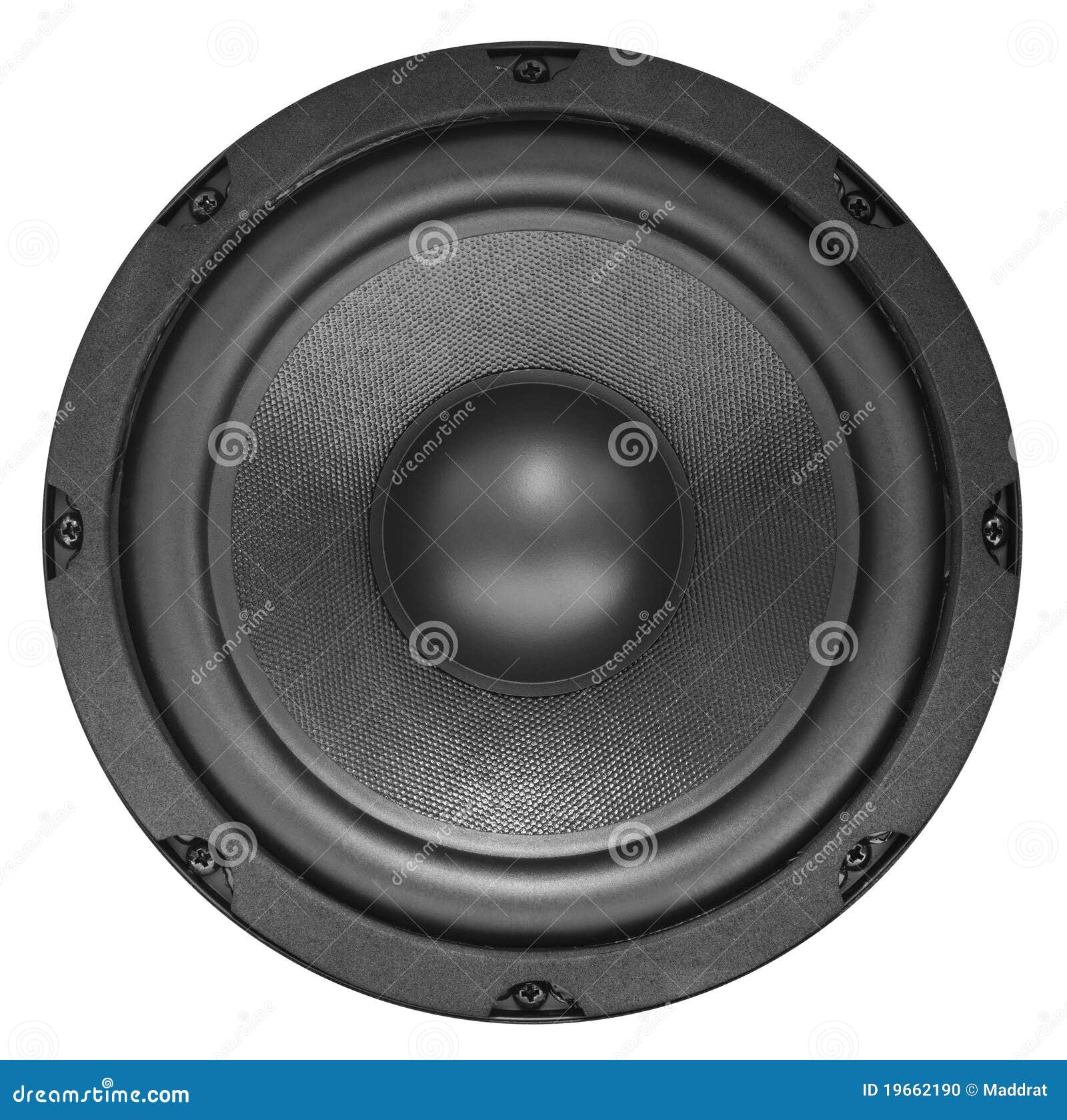 Acoustic speaker stock photo. Image of dark, isolated - 19662190