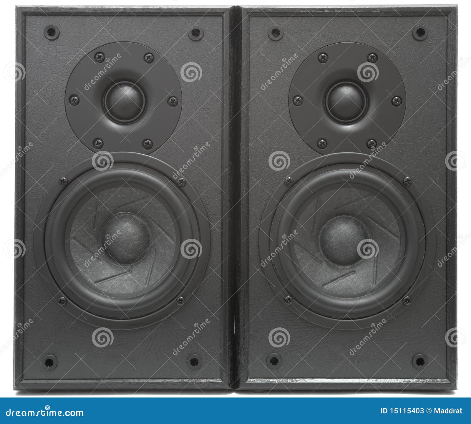 Acoustic system stock image. Image of equipment, audio - 15115403