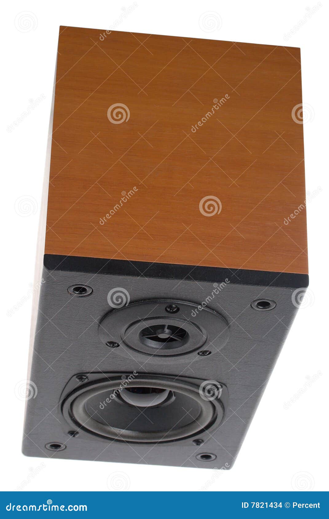 Acoustic System with Two Speakers Stock Photo - Image of close ...