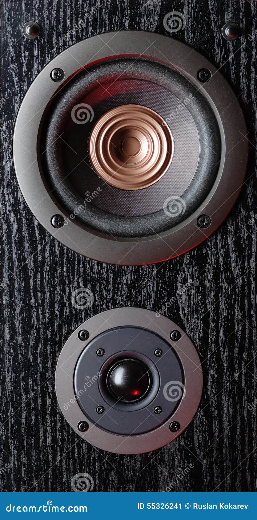 Acoustic system. stock image. Image of sound, stereo - 55326241
