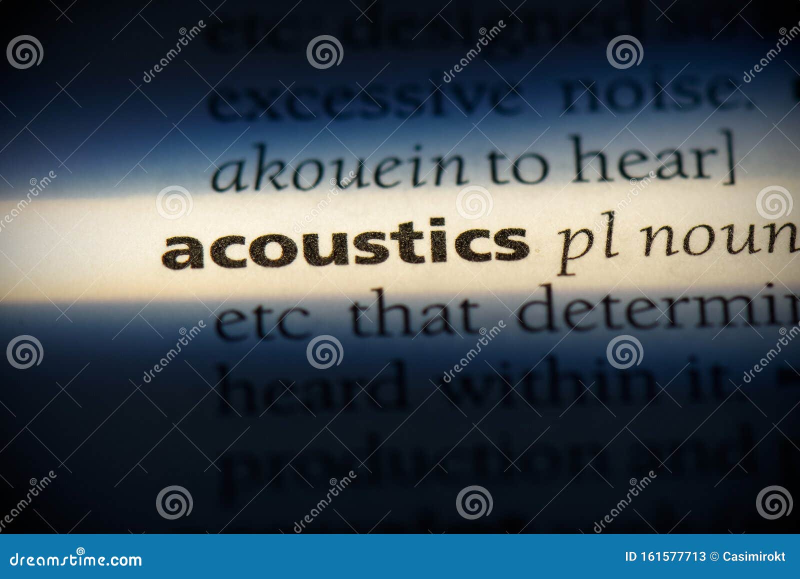 Acoustics stock image. Image of concept, focus, highlight - 161577713