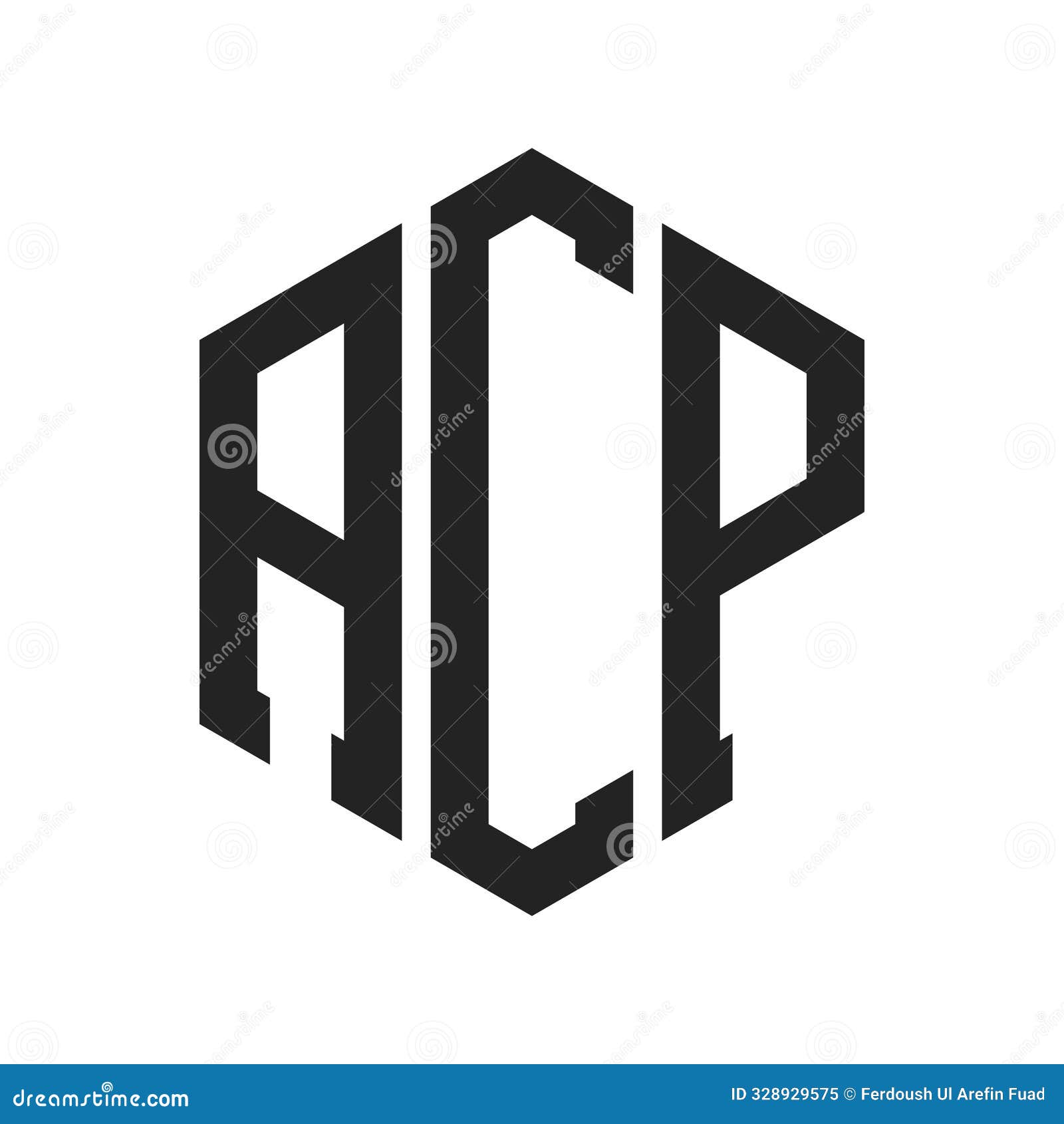 ACP Logo Design. Initial Letter ACP Monogram Logo Using Hexagon Shape ...