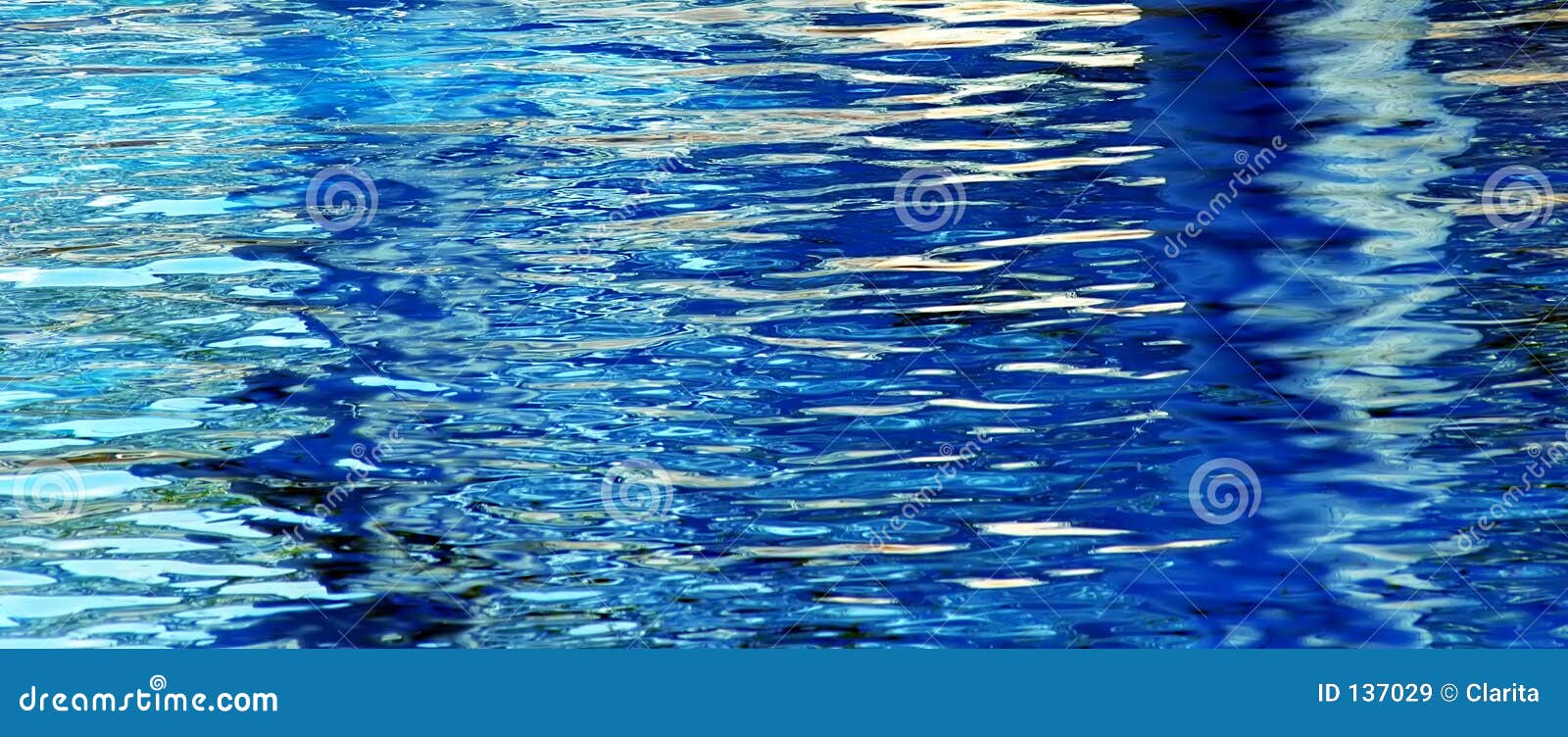Acqua blu immagine stock. Immagine di energia, brillare - 137029