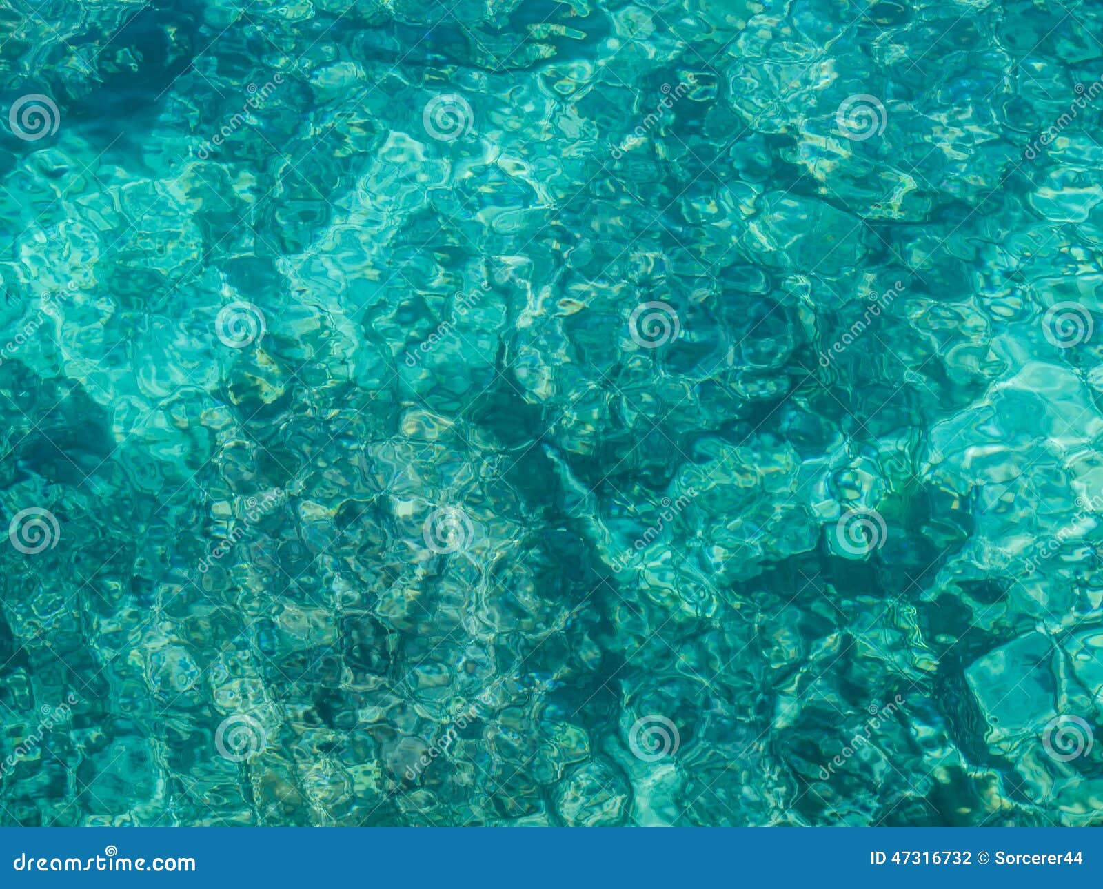 Acqua di mare del turchese fotografia stock. Immagine di turchese ...