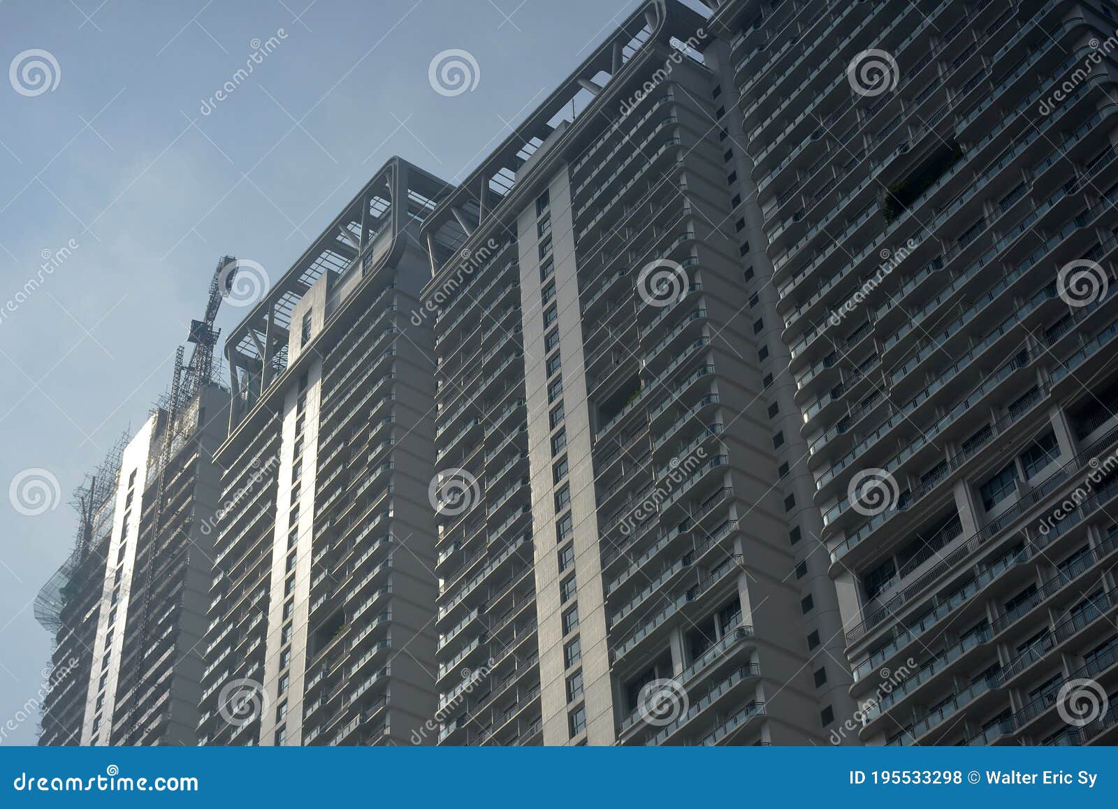 Acqua Residences Condominium Facade in Makati, Philippines Editorial ...