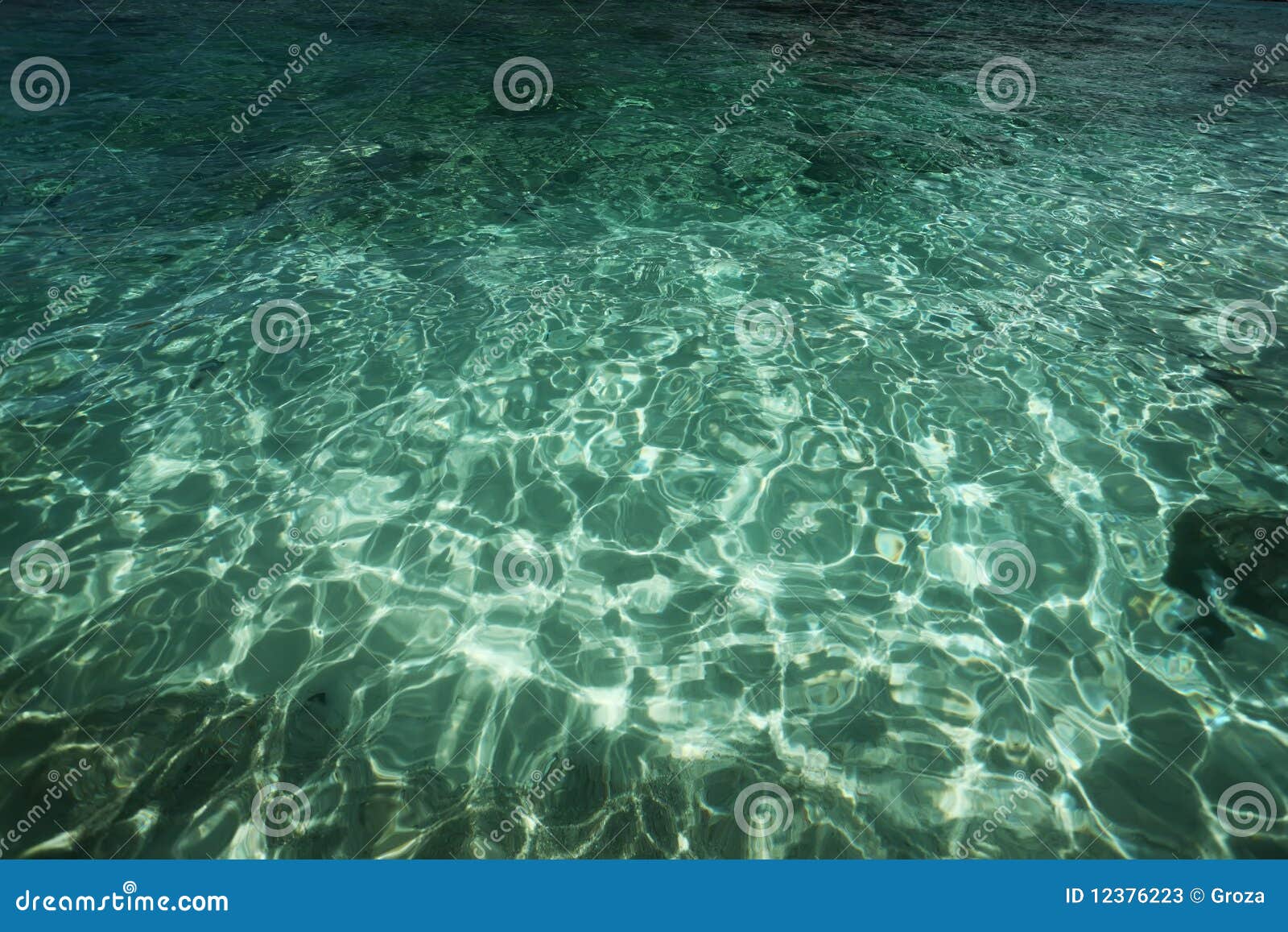 Acqua Trasparente Dell'oceano. Immagine Stock - Immagine di superficie ...