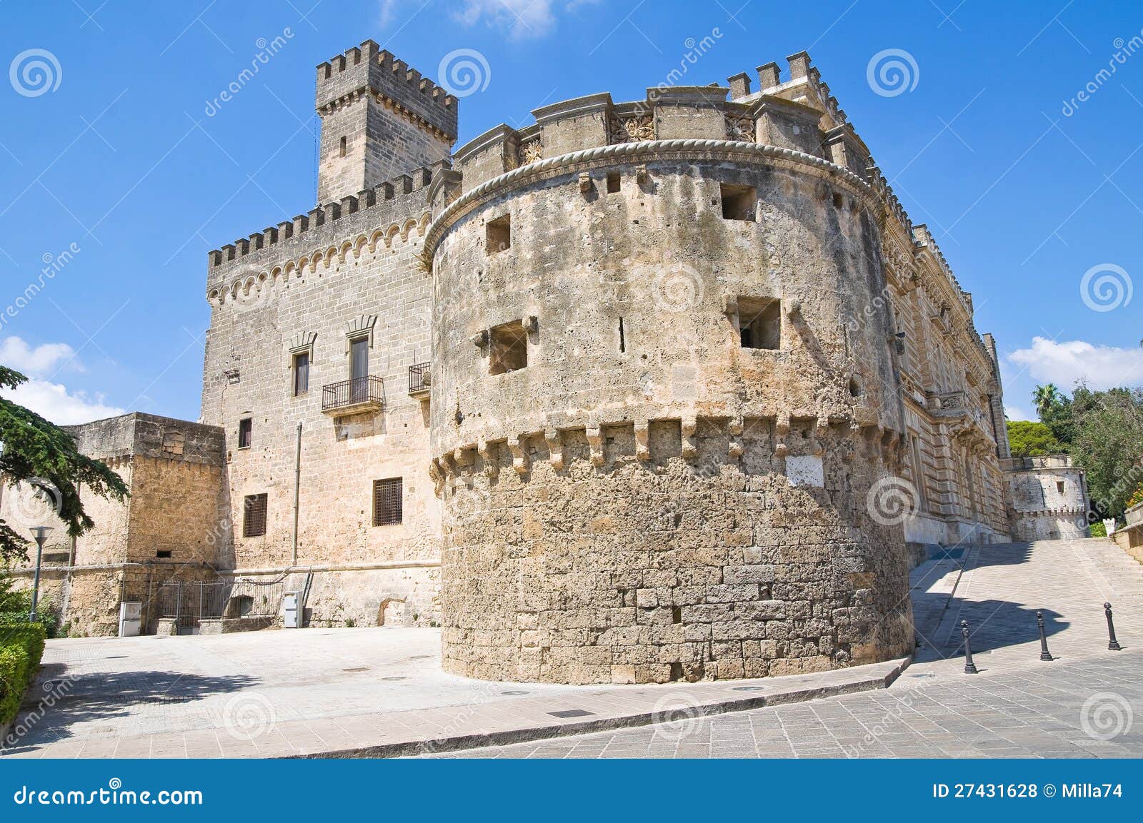 Acquaviva Castle. Nardo. Puglia. Italy Stock Photo - Image of edifice ...