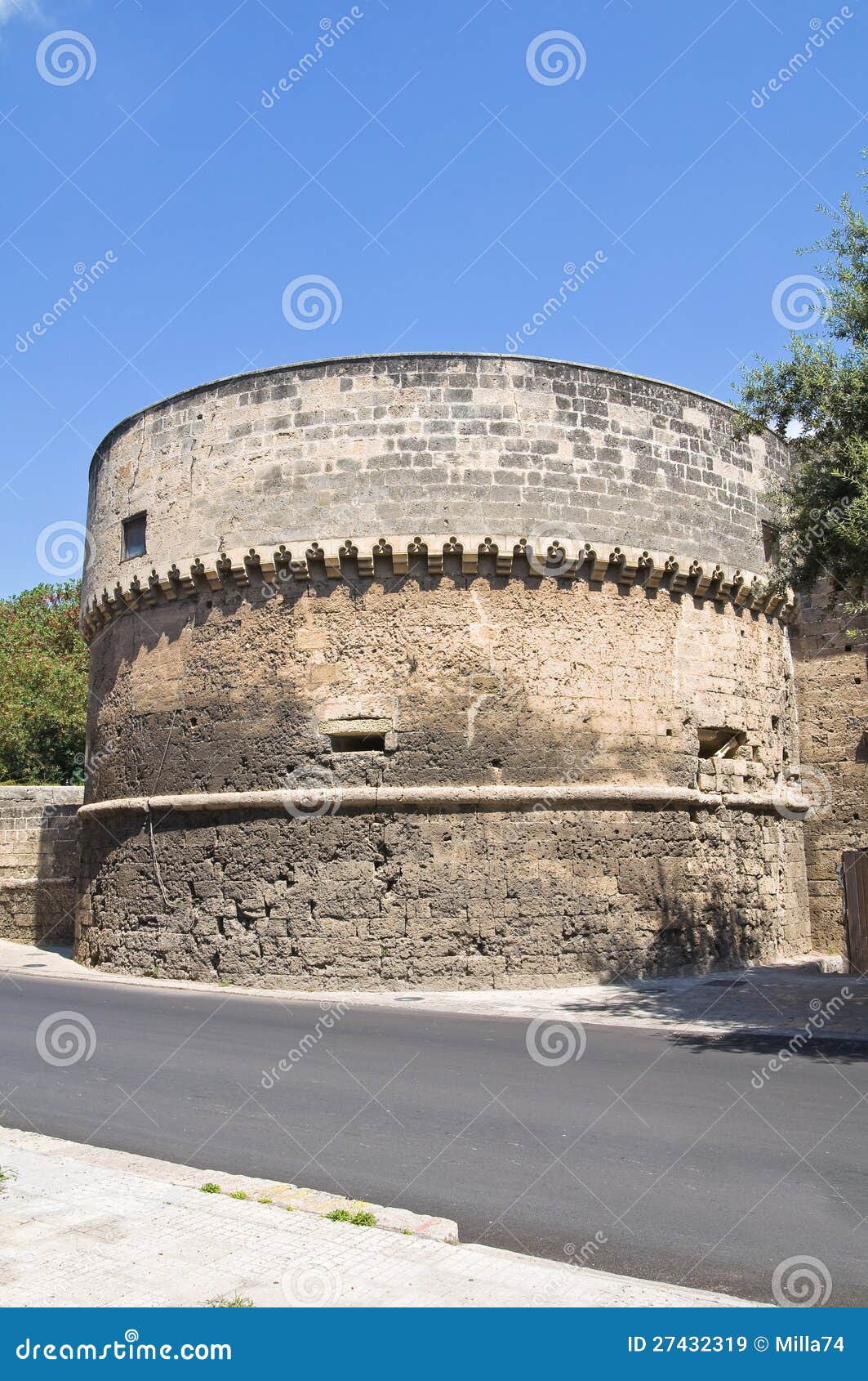 Acquaviva Castle. Nardo. Puglia. Italy Stock Image - Image of alleyway ...