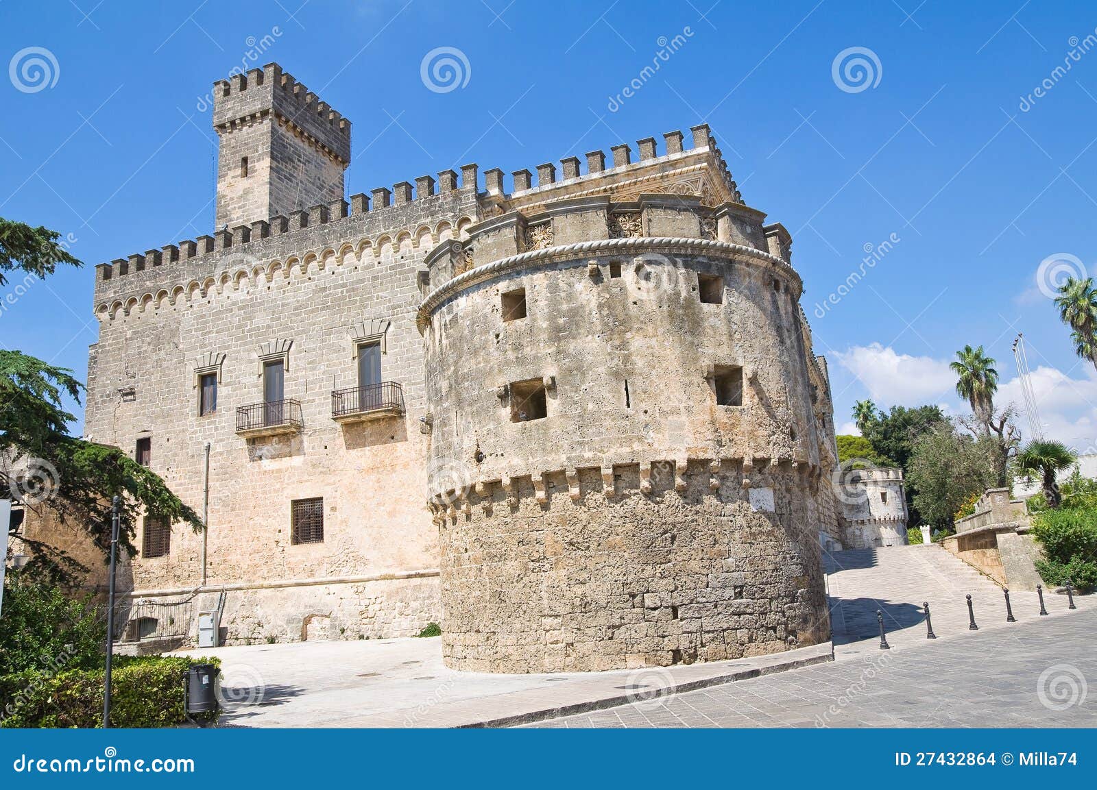 Acquaviva Castle. Nardo. Puglia. Italy. Royalty-Free Stock Photography ...