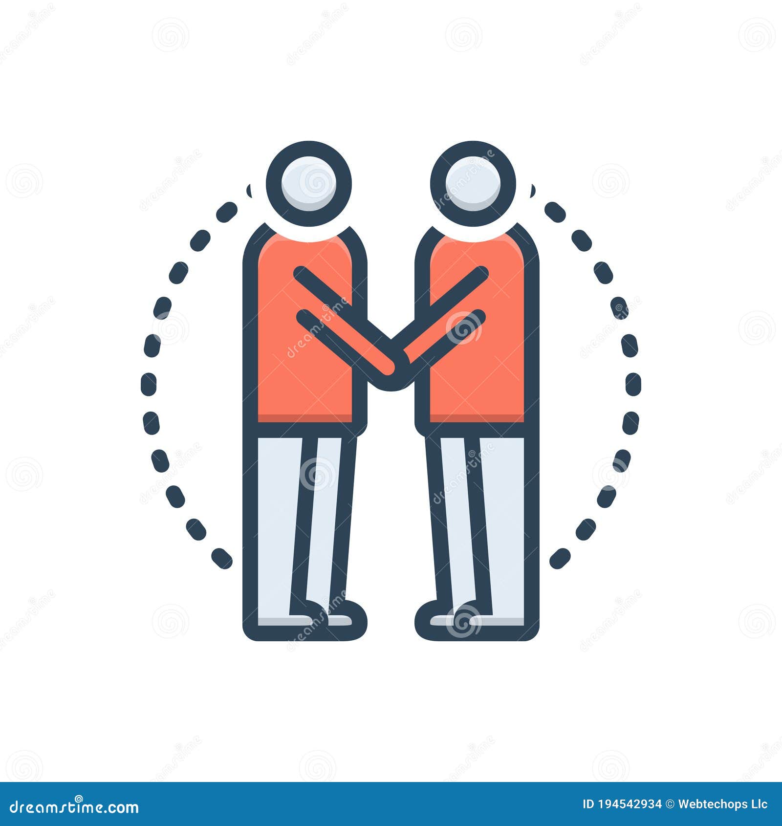 Color Illustration Icon for Acquiescence, Acceptance and Assent Stock ...