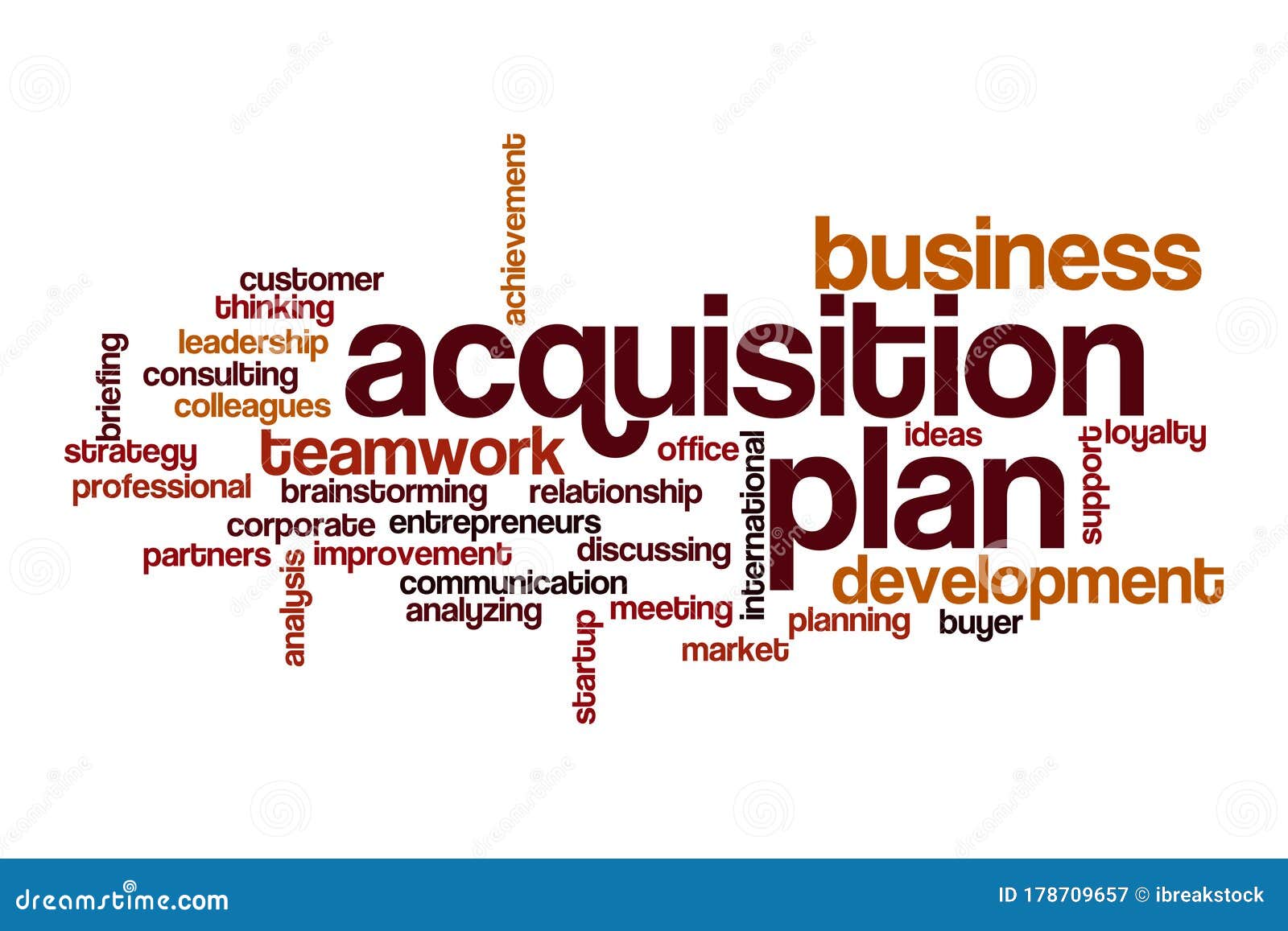 Acquisition Plan Word Cloud Concept Stock Illustration - Illustration ...