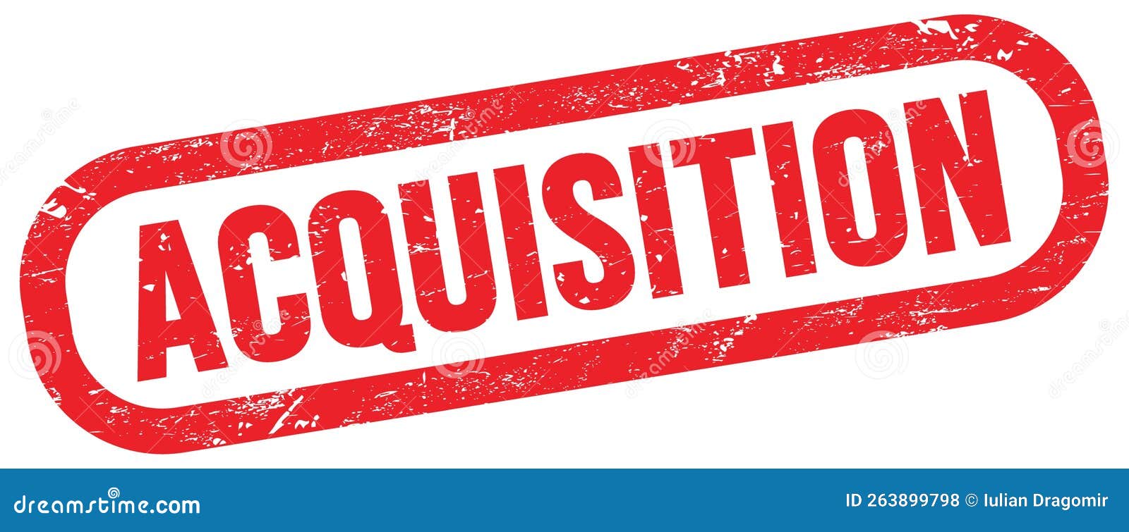 ACQUISITION, Text Written on Red Stamp Sign Stock Illustration ...